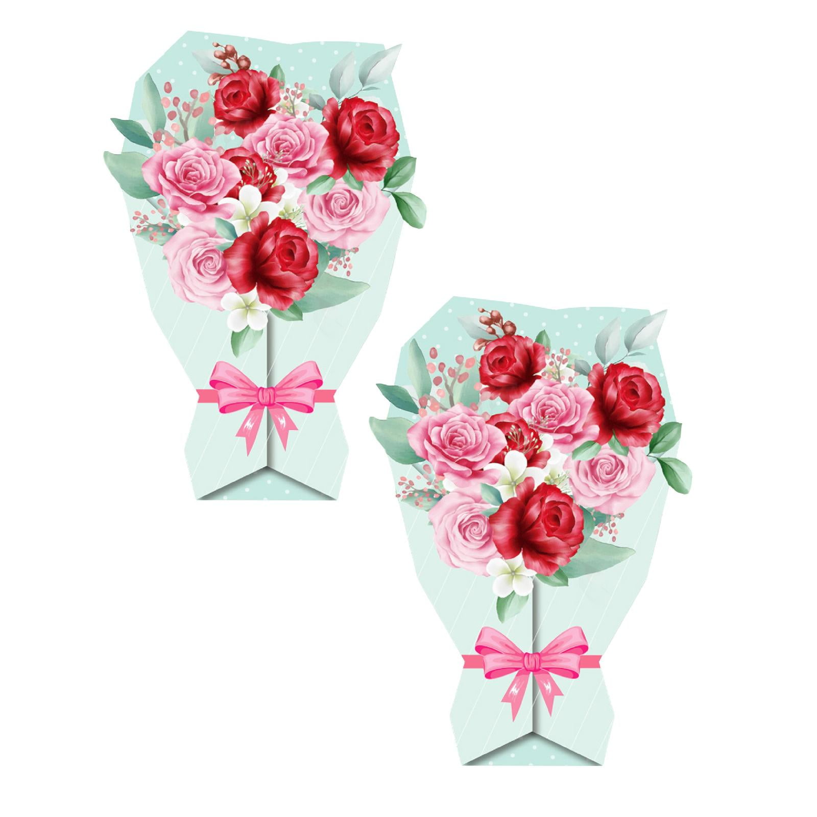 Hezhiii Greeting Variety Pack Valentines Day Cards Blank Small Note ...