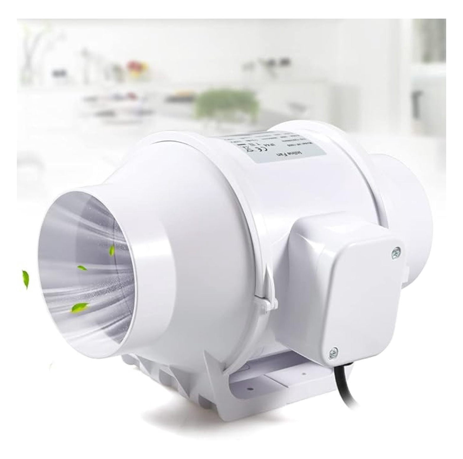 Hf-100S 4in Inline Duct Fan Silent Waterproof Exhaust Ventilation Fan ...