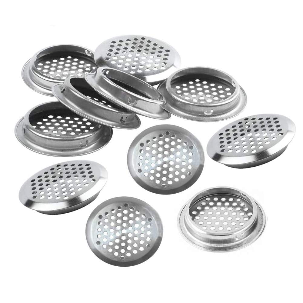 Hfnggwee 18-Pack 2" Stainless Steel Round Vent Covers - Mesh Air Vents ...