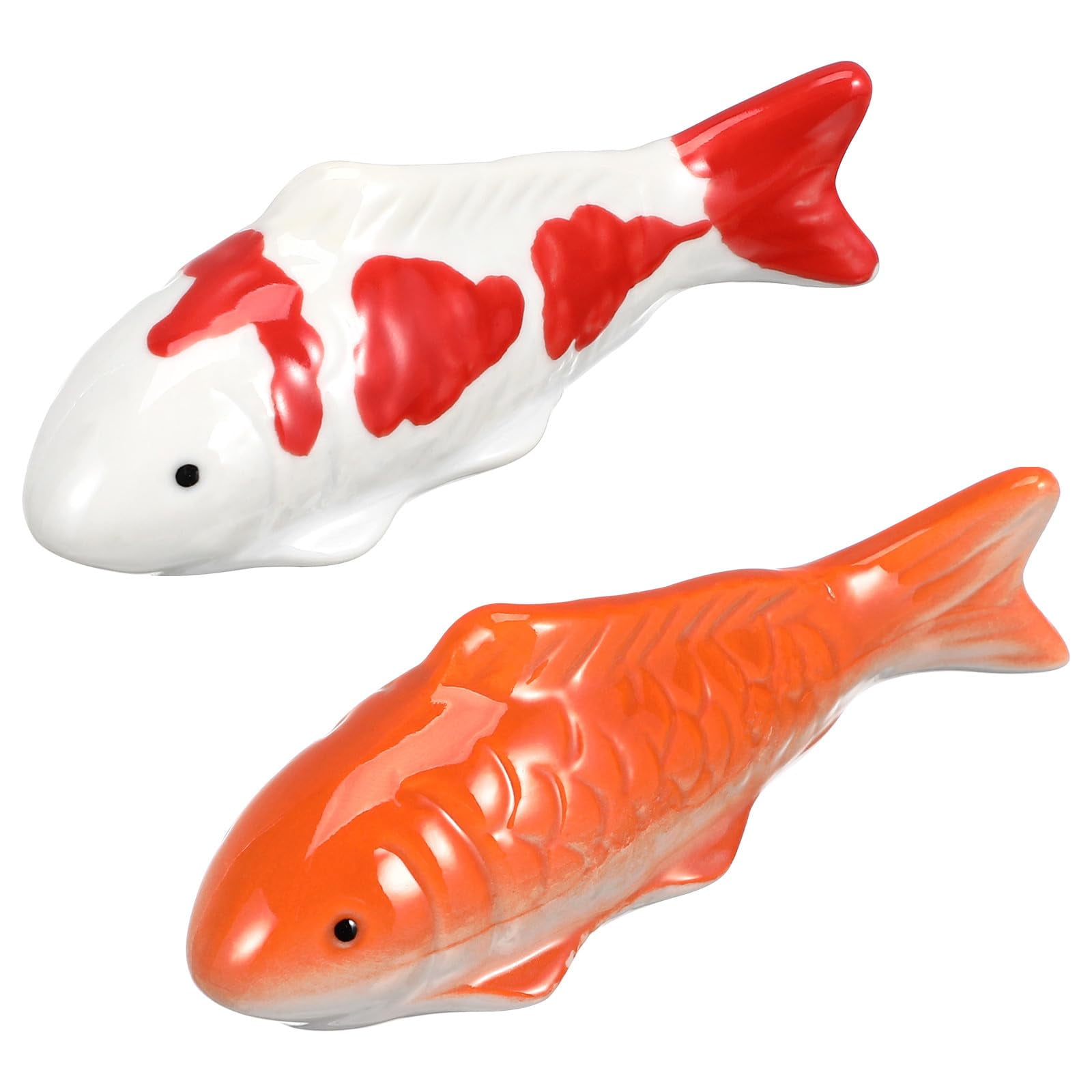 Hfnggwee 2-Pack Ceramic Floating Fish Decor - Realistic Underwater ...