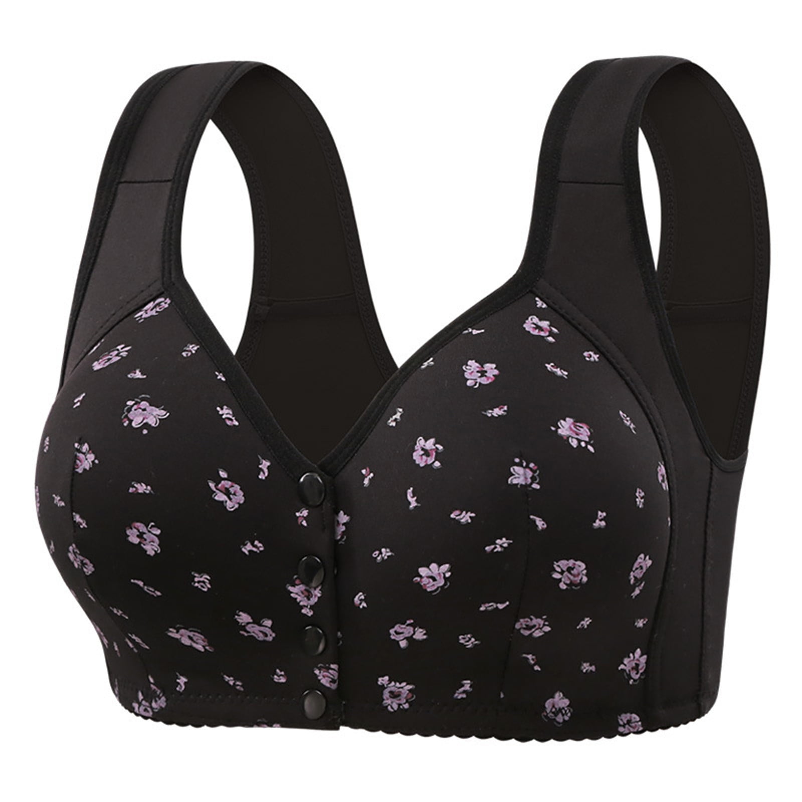 Hfnxid Daisy Bra for Older Women 2024 Plus Size Front Closure Bras No ...