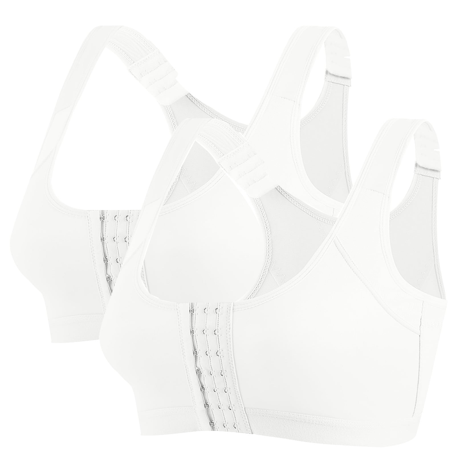 Hfnxid Front Closure Post Surgery Compression Bras for Women 2025 ...