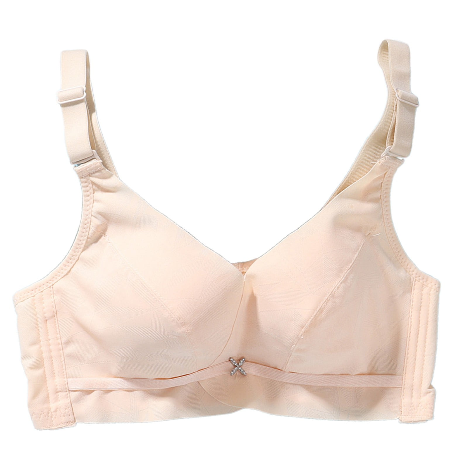 Hfolob Seamless Bras for Women No Steel Ring Sexy Wireless Adjustable ...