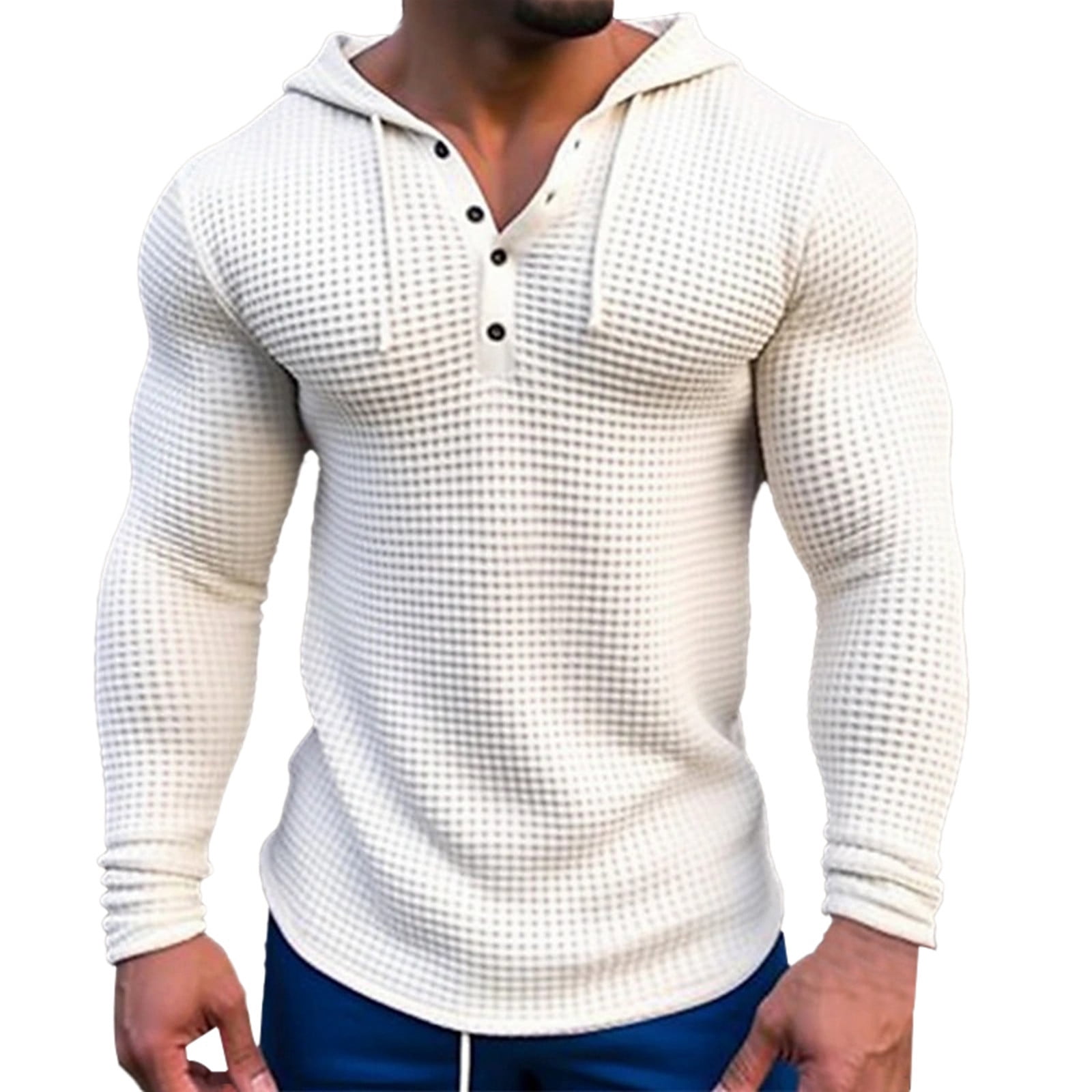 Hfolob T-Shirts For Men Men's Training Hooded Lightweight Sports ...