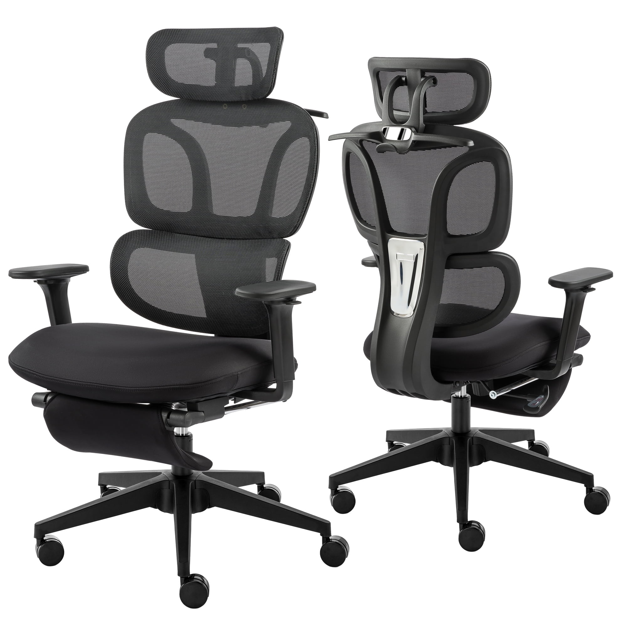 Hforesty Ergonomic Office Chair - Lumbar Support, Armrests, Coat Hanger ...