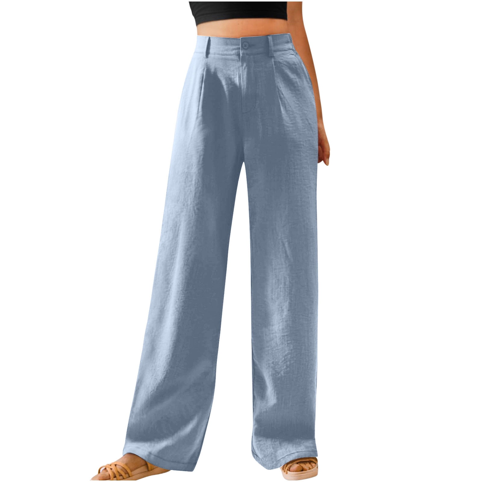 Hfyihgf High Waisted Work Pants for Women Business Dressy Casual Office ...