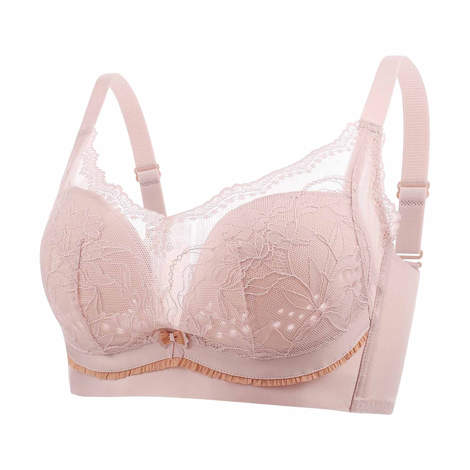 Hfyihgf Plus Size Bras For Womens Front Lace Push Up Seamless Skin