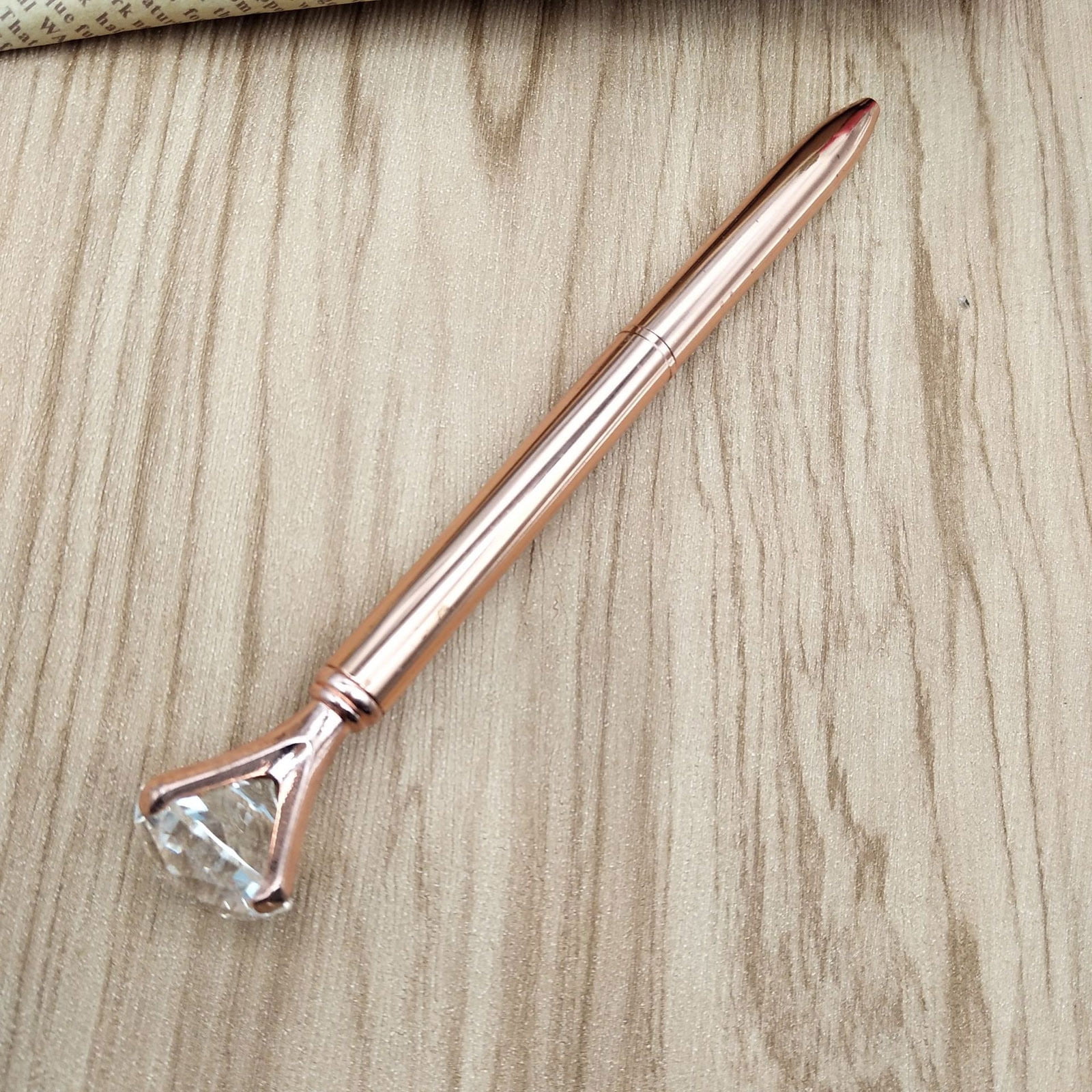 PureCasa 1 Piece Crystal Diamond Pen, Cute Aesthetic Ballpoint Pens for ...