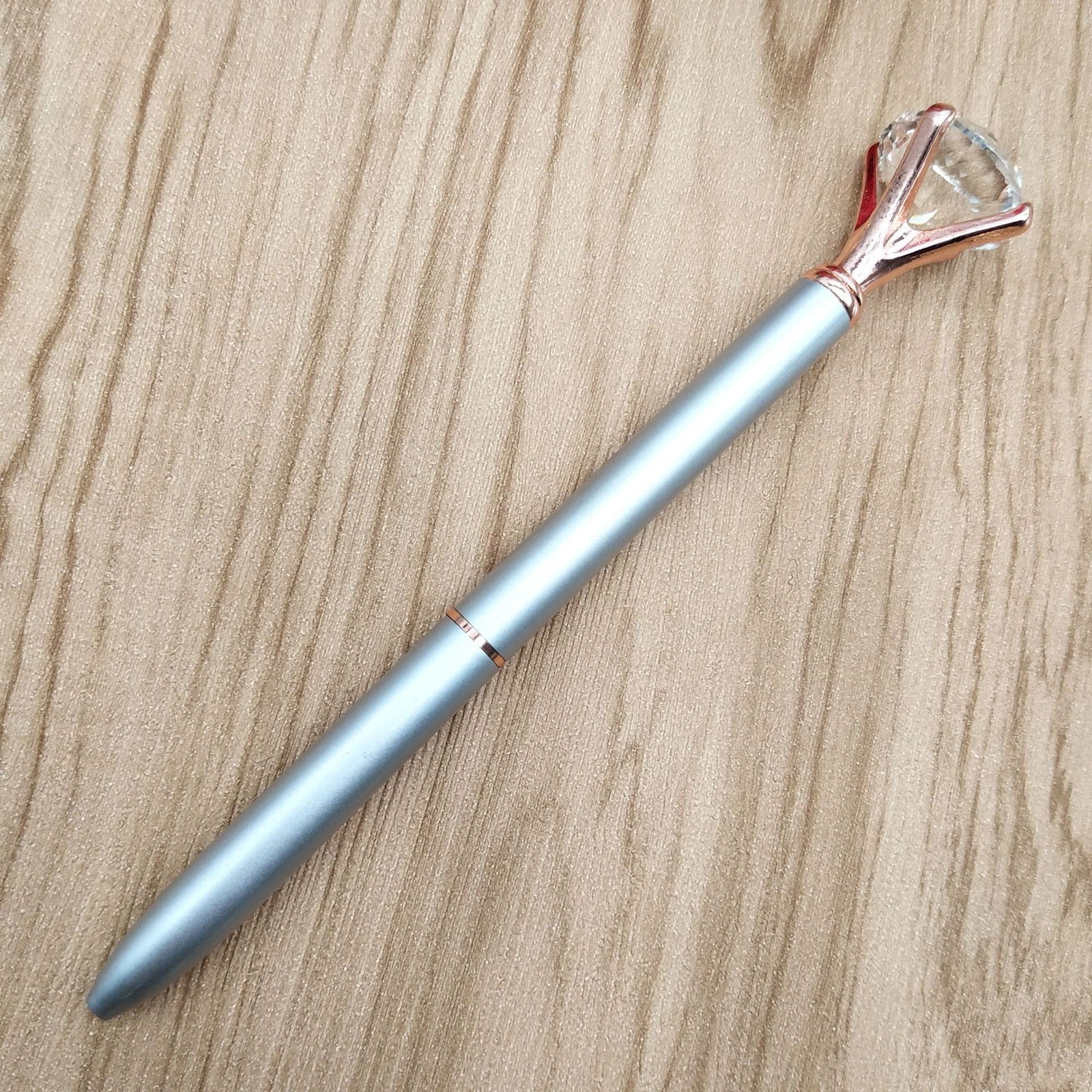 PureCasa 1PC Big Crystal Diamond Pen, Cute Aesthetic Ballpoint Pens for Office Women , Office ...