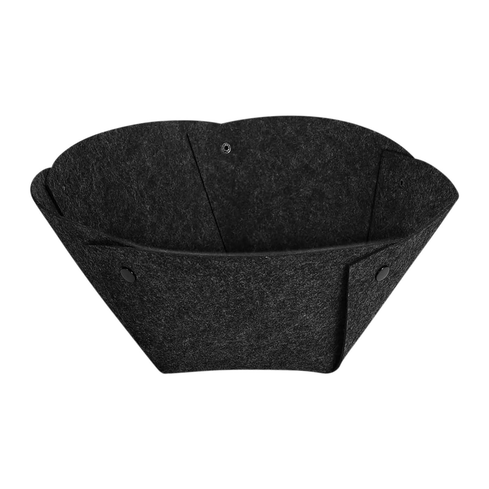 PureCasa 1PC Half Round Polyester Liners for Planters, 12"x12" Reusable ...