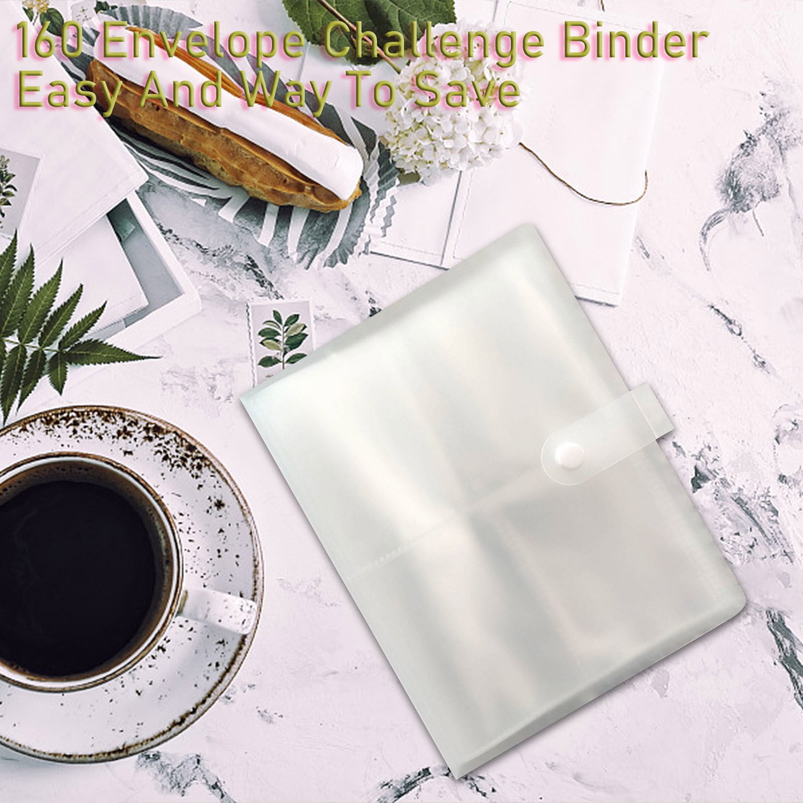 PureCasa 240 Envelope Saving Challenge Binder A5 Couple Challenge ...