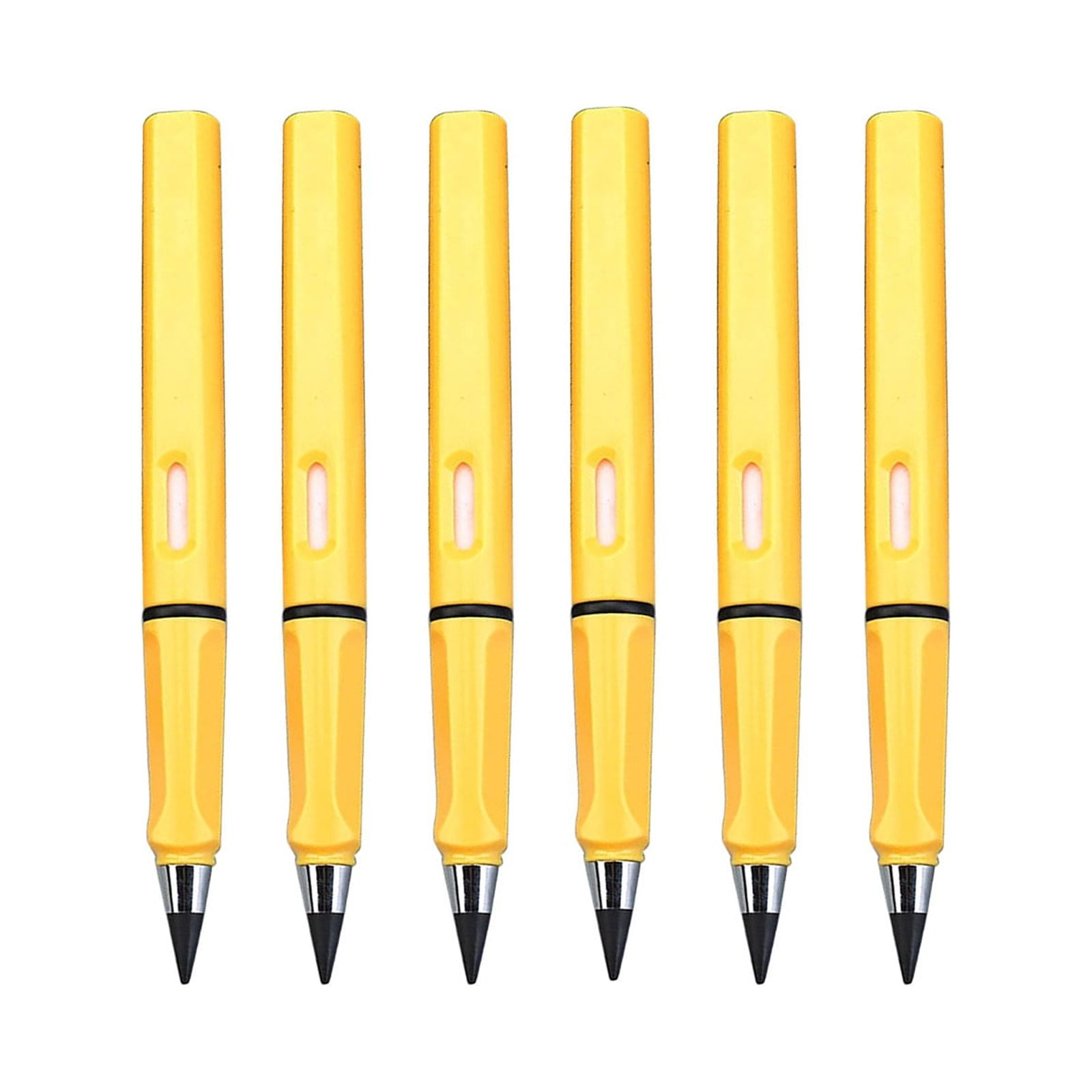 PureCasa 6PCS Grip Posture Correction Design Pencil, Inkless Durable ...