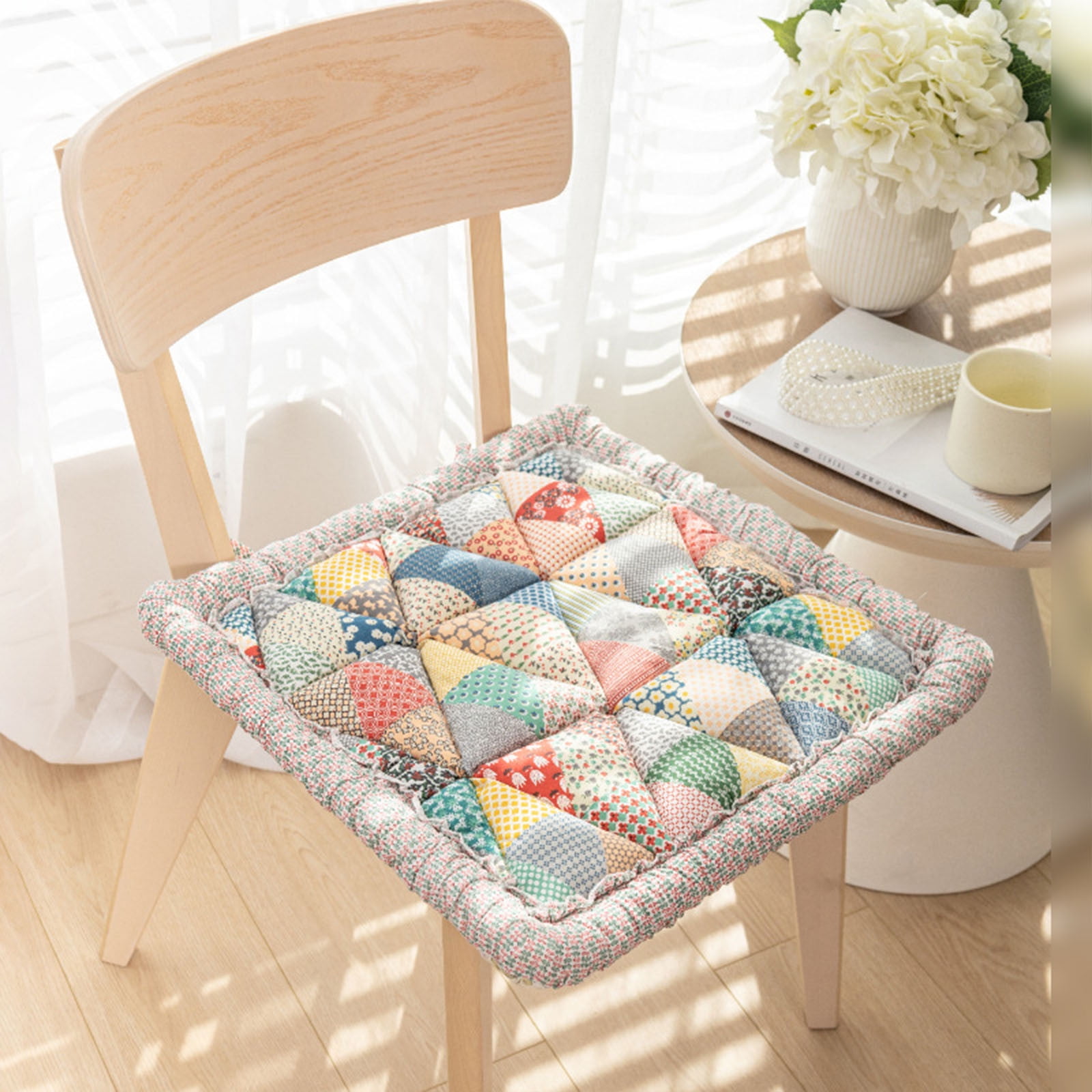 Hgallory Abstract Cotton Cushion Seat Cushions, 18"x18" Chair Pads for ...