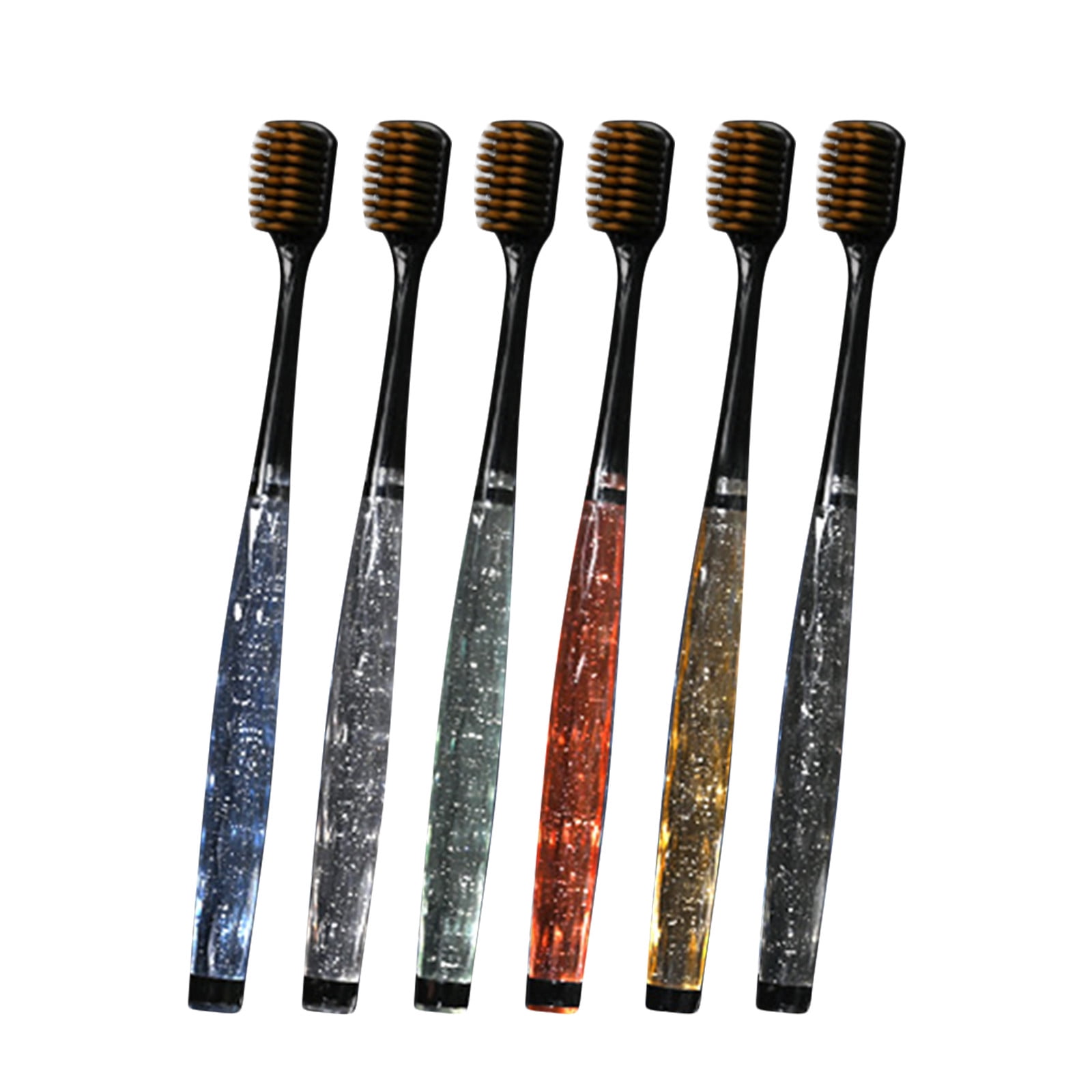 Hgallory Adult Toothbrush Set of 6, Household Manual Toothbrush for Men ...