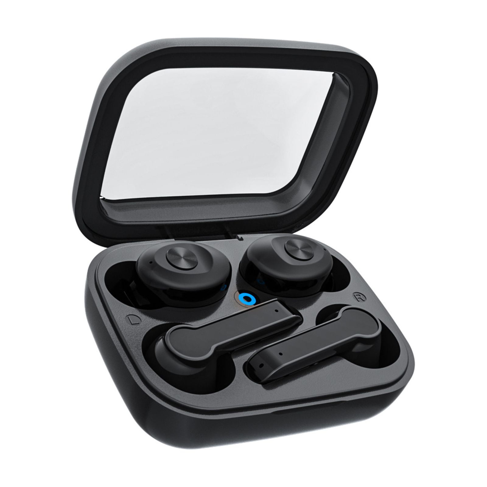 PureCasa Bluetooth 5.0 Wireless Earbuds with Wireless Charging Case Stereo Headphones in Ear ...