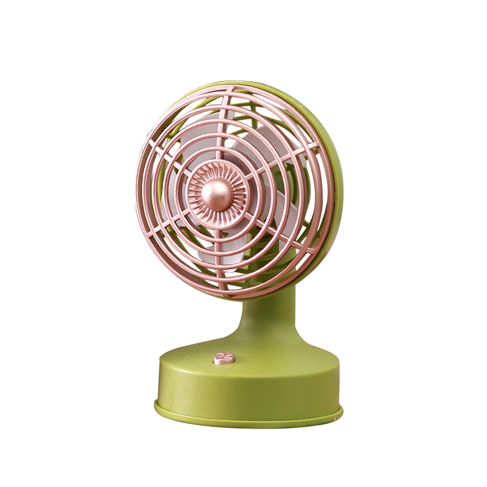 PureCasa Classic Desk Fan Rechargeable, Retro Style Mini Fan Adjustable ...