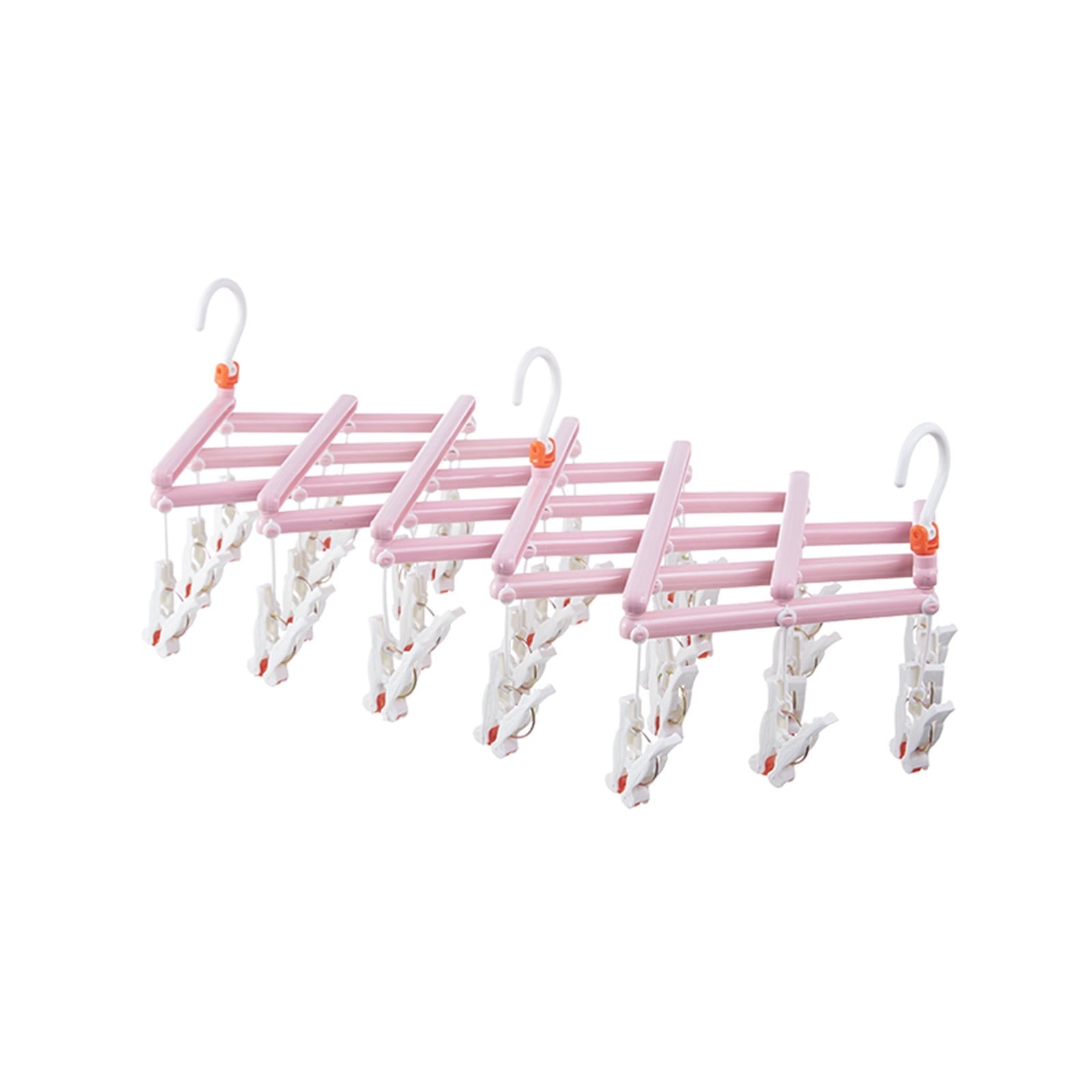 PureCasa Foldable Clip Hangers for Indoor Outdoor, Multifunctional ...