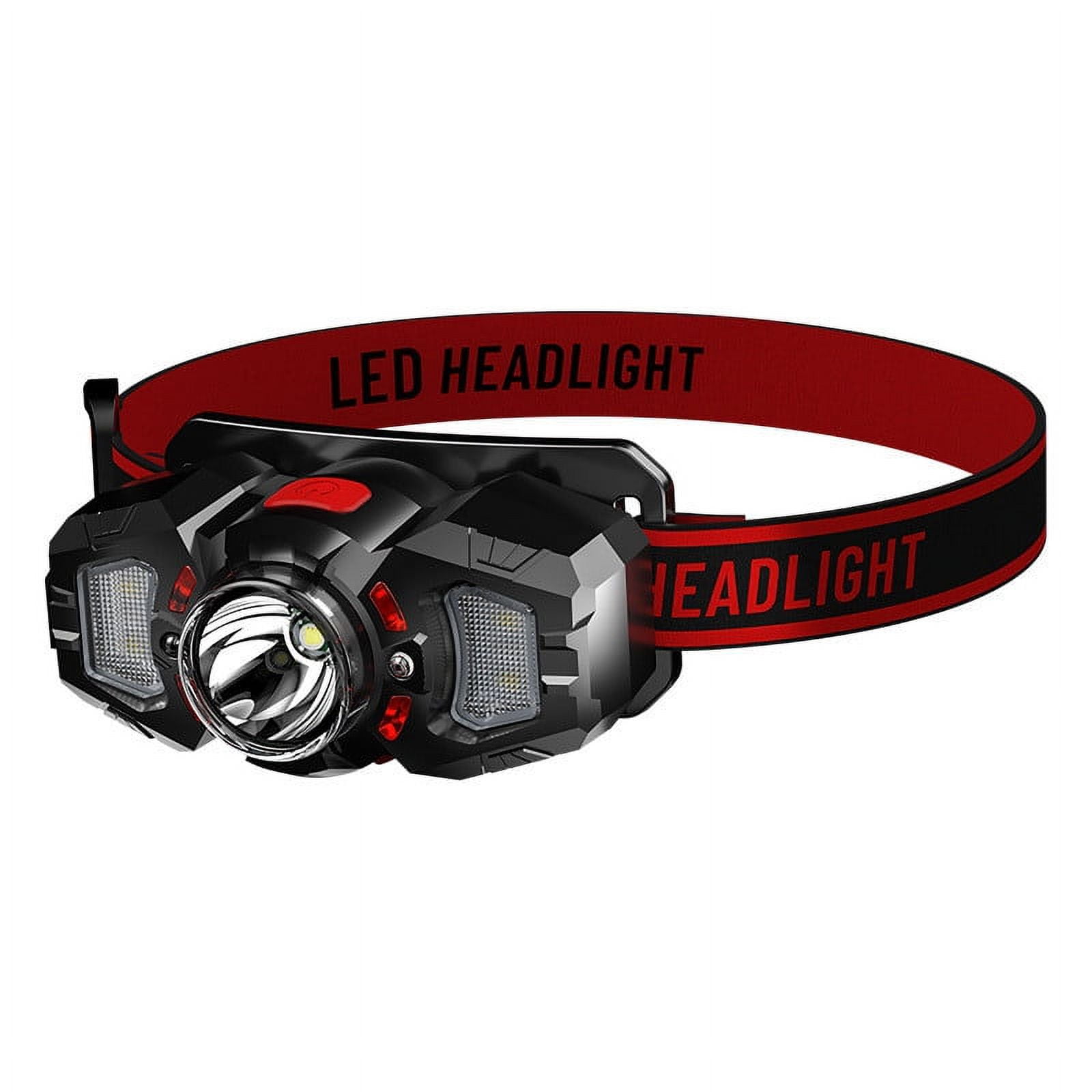 PureCasa Headlamp Rechargeable, High Lumens Super Bright Head Lights ...