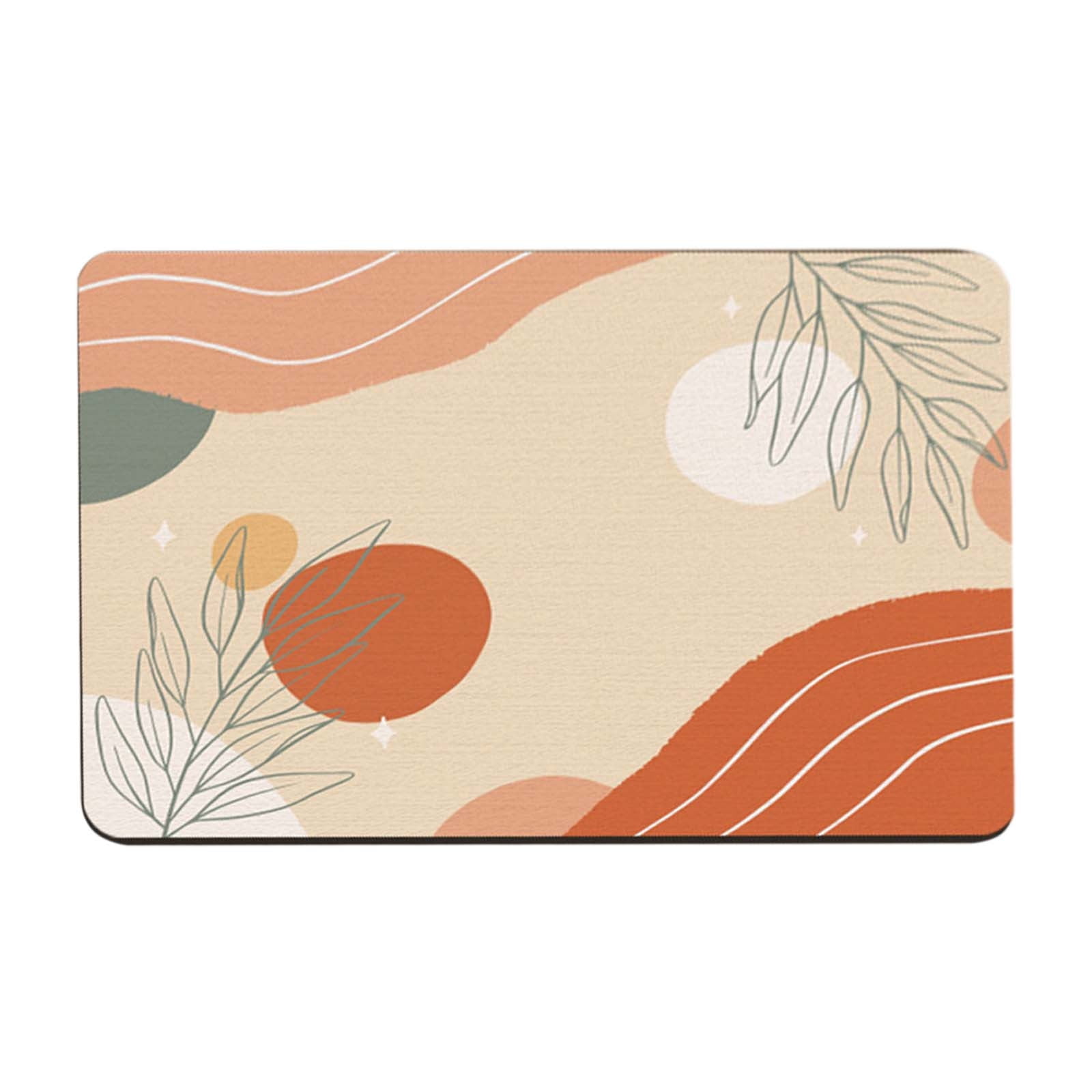 Hgallory Household Floor Mats for Bedroom Living Room, Polyester Non ...