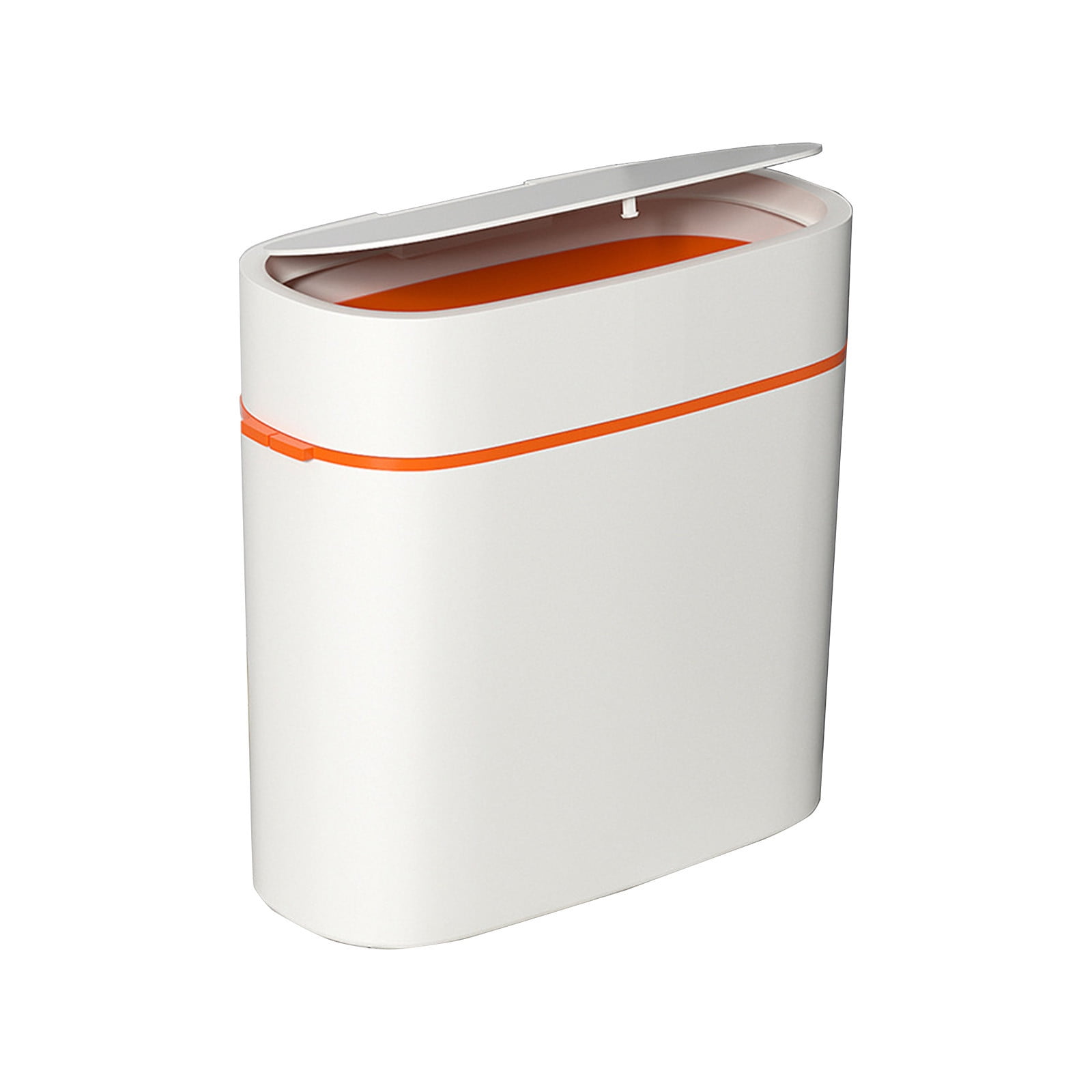 Hgallory Household Trash Can High Capacity, Modern Narrow Plastic Popup ...