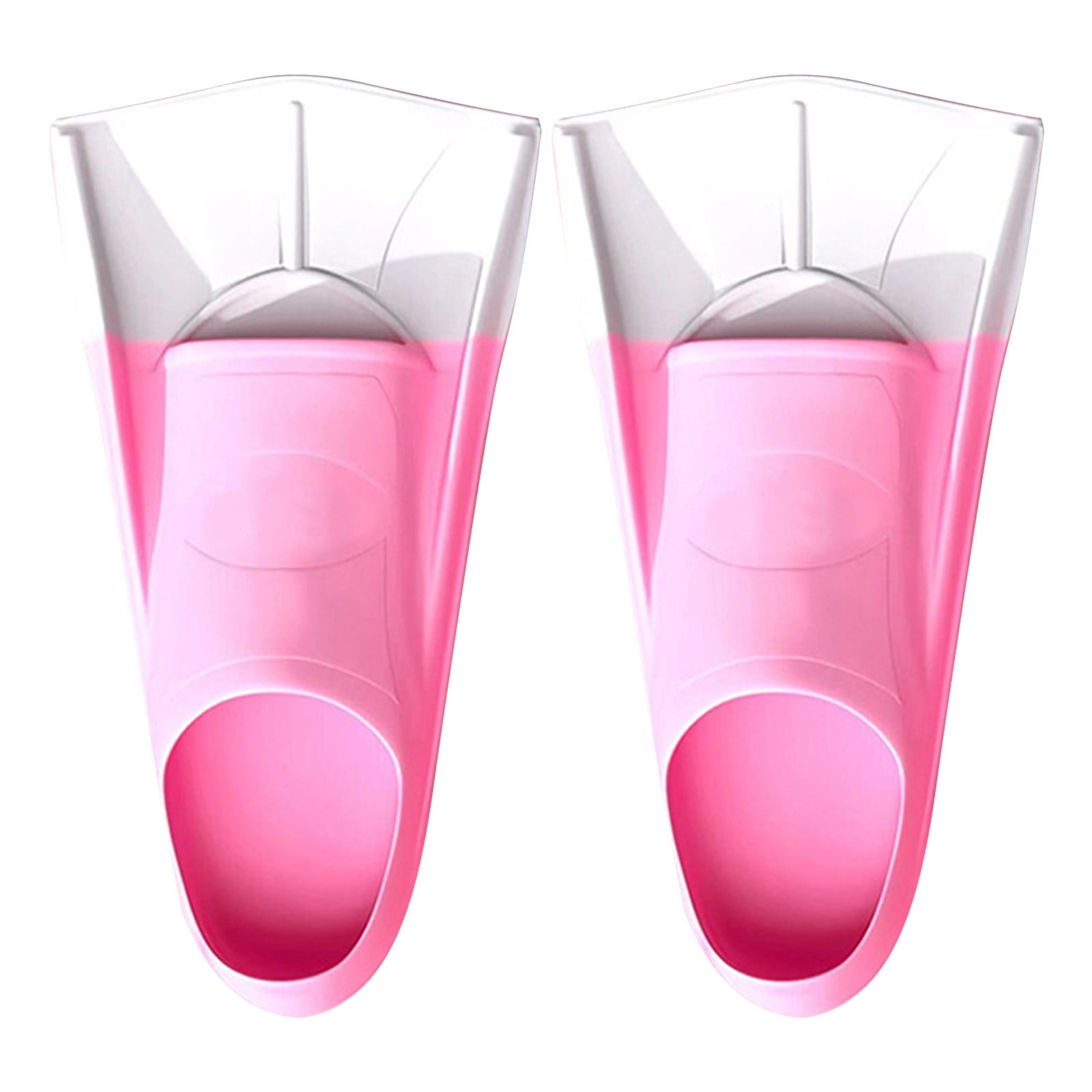Hgallory Kids Adults Swimming Fins Free Diving Short Silicone Fins ...