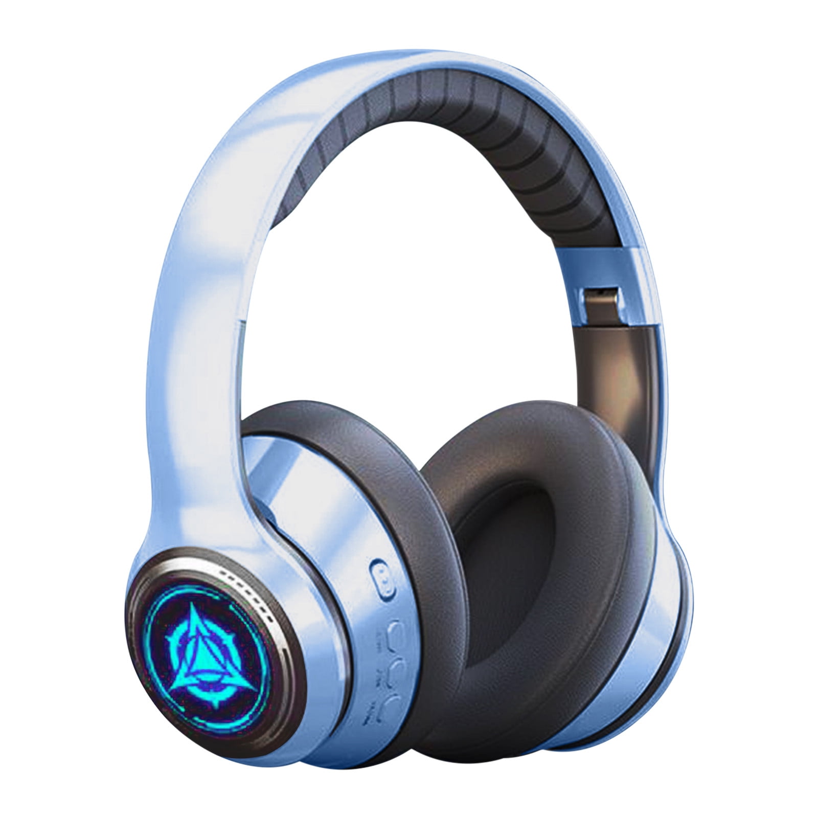 PureCasa Luminous 7-Color Over-Ear Wireless Earphones, Adjustable ...