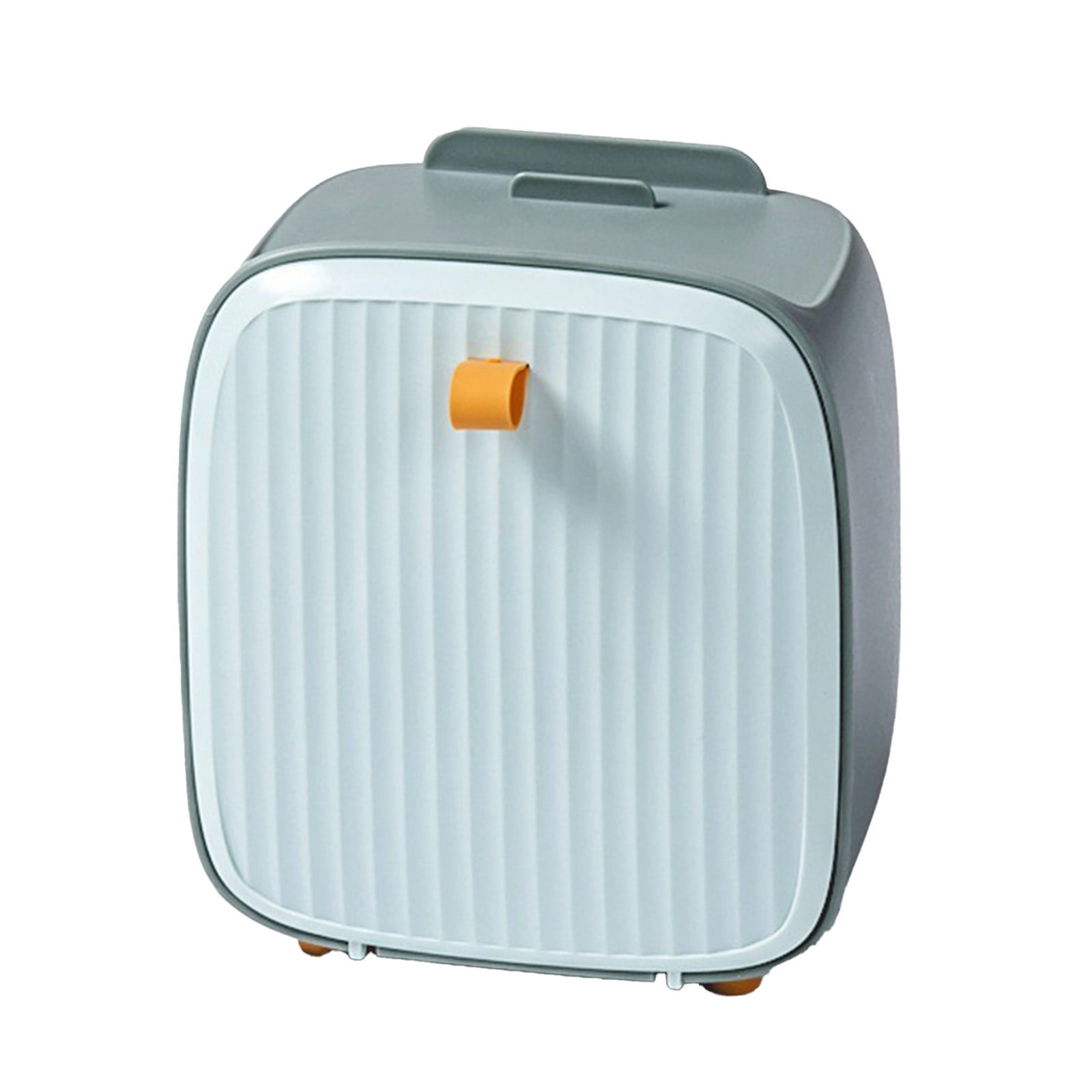 PureCasa Mini Desk Trash Can with Lid for Office Bedside Coffee Table ...