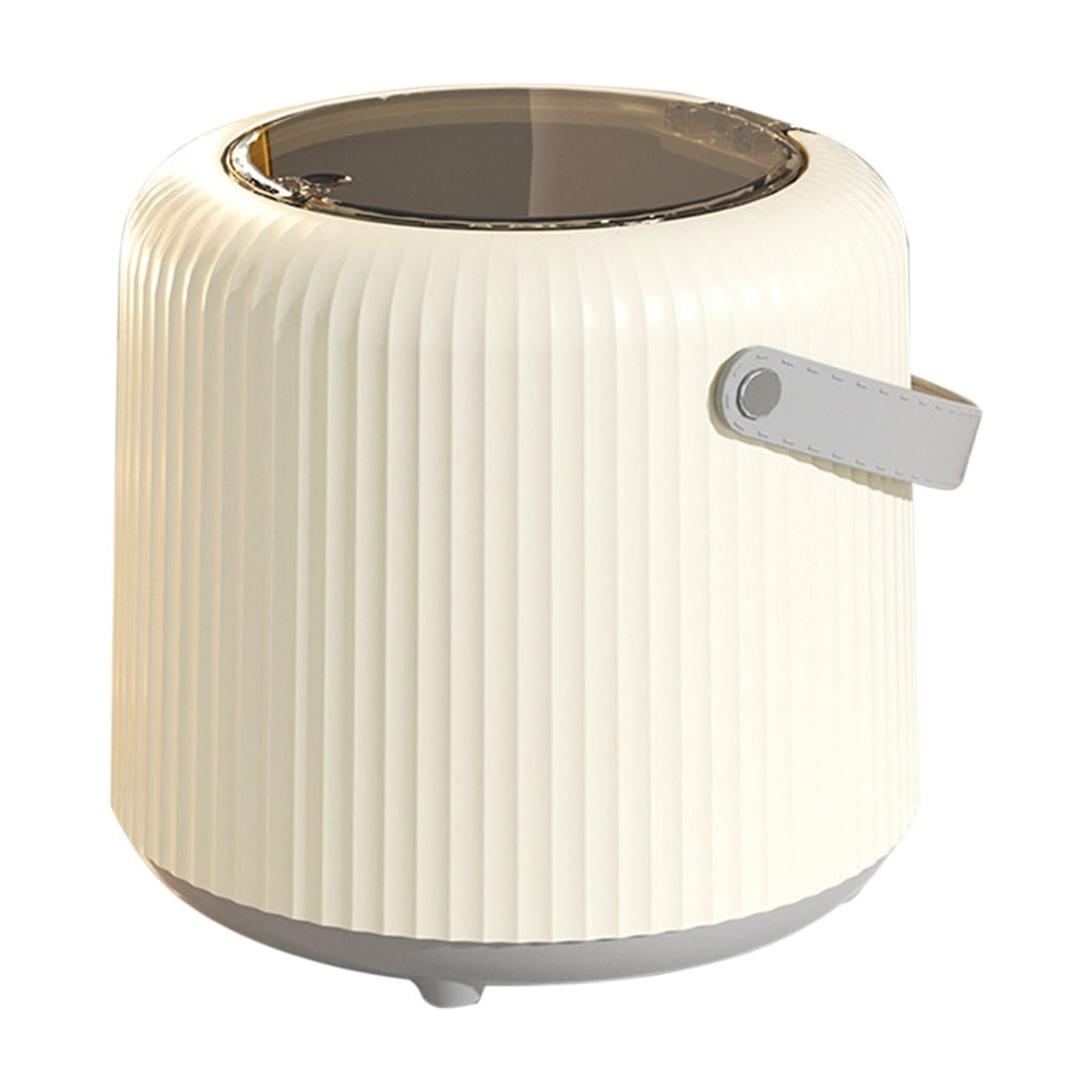 Hgallory Mini Desk Trash Can with Lid for Office Coffee Table, Portable ...