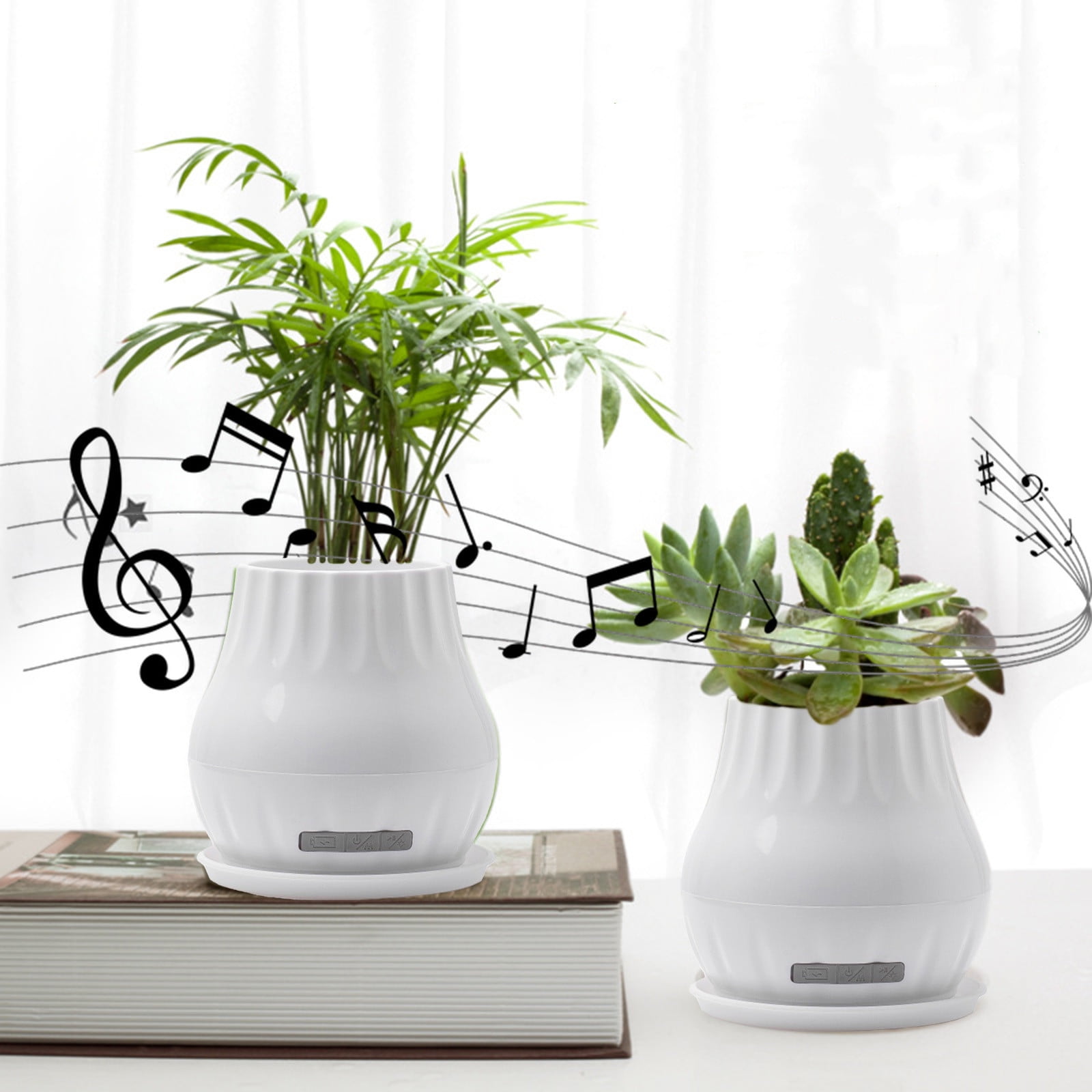 PureCasa Nordic Modern Style Home Decor Plant Pots for Indoor Office ...