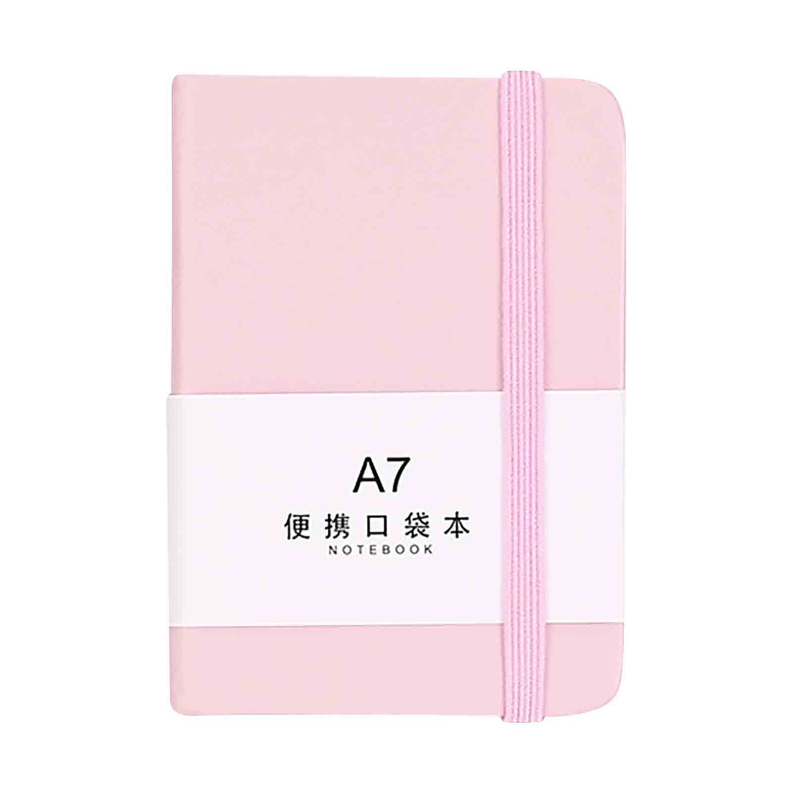 PureCasa Office Supplies Lined A7 Writing Notebook for Work, Hardcover ...