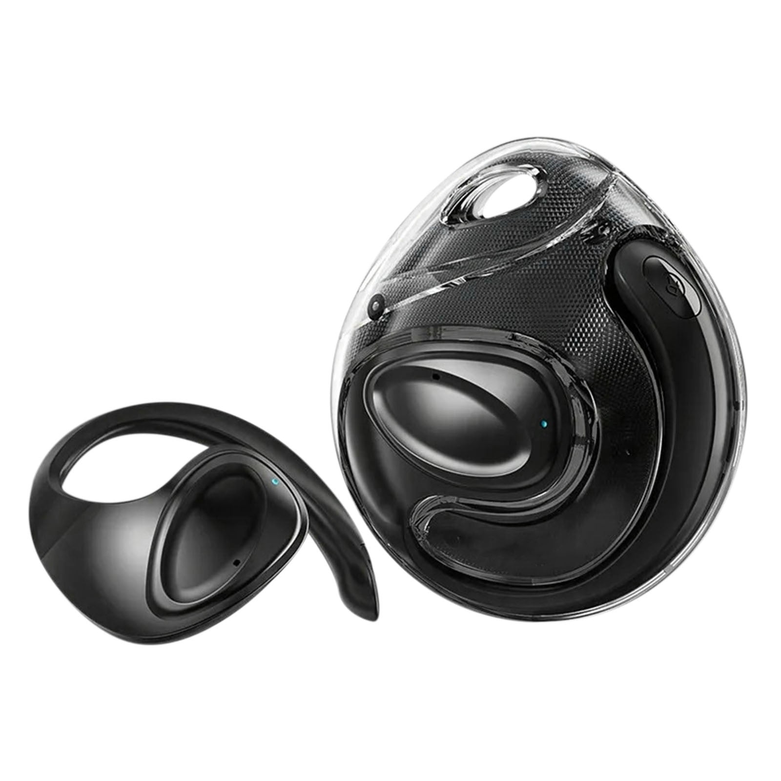 Hgallory Open Ear Headphones, Long-Lasting Playtime Bluetooth Earbuds ...