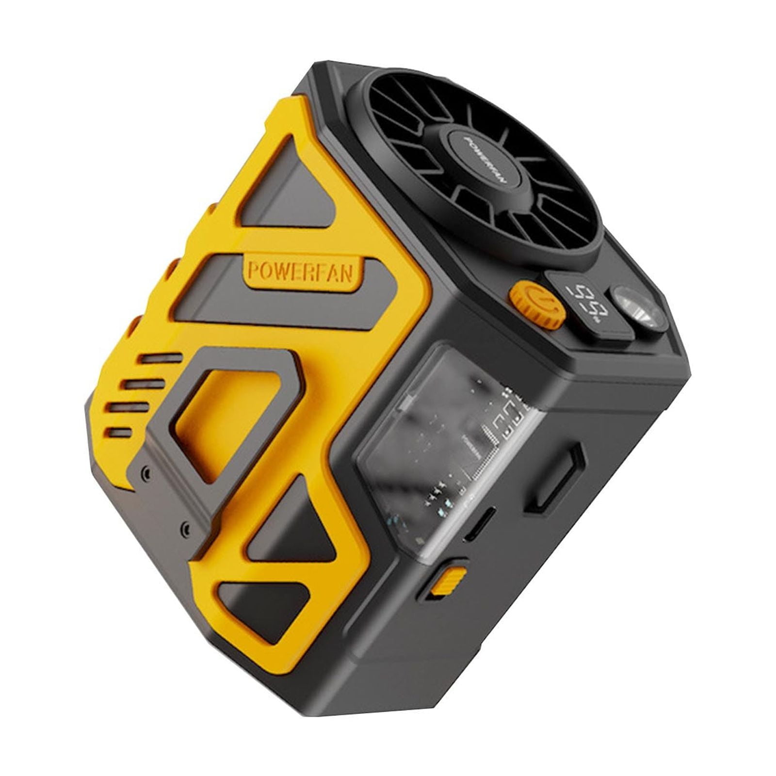 Hgallory Portable Waist Fan Rechargeable, Digital Display, 2024 New ...