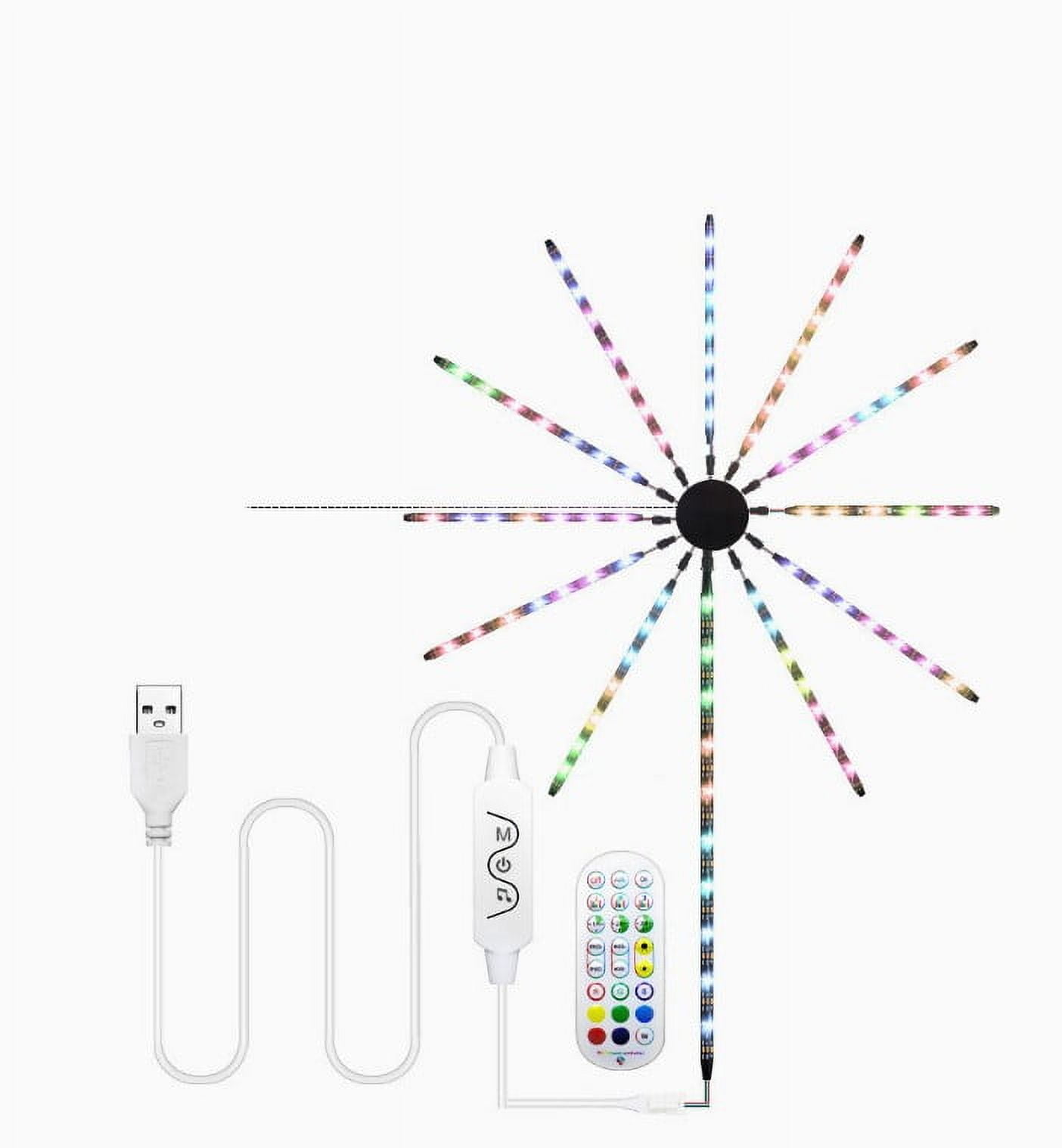 Hgallory Smart Firework Led Lights, Color Led Lights for Christmas ...