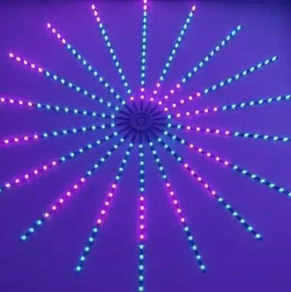 PureCasa Smart Fireworks Led Light Set, Bluetooth Controller& 18Pcs ...