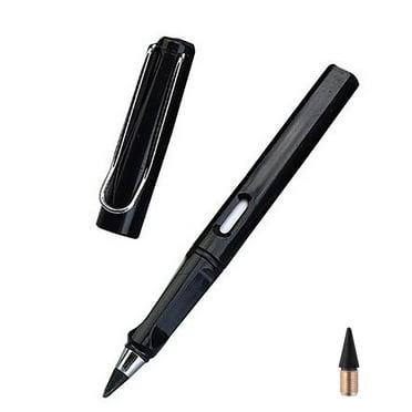 RETON 8Pcs Infinite Reusable Pencils with 8 Nibs, Inkless Writing ...