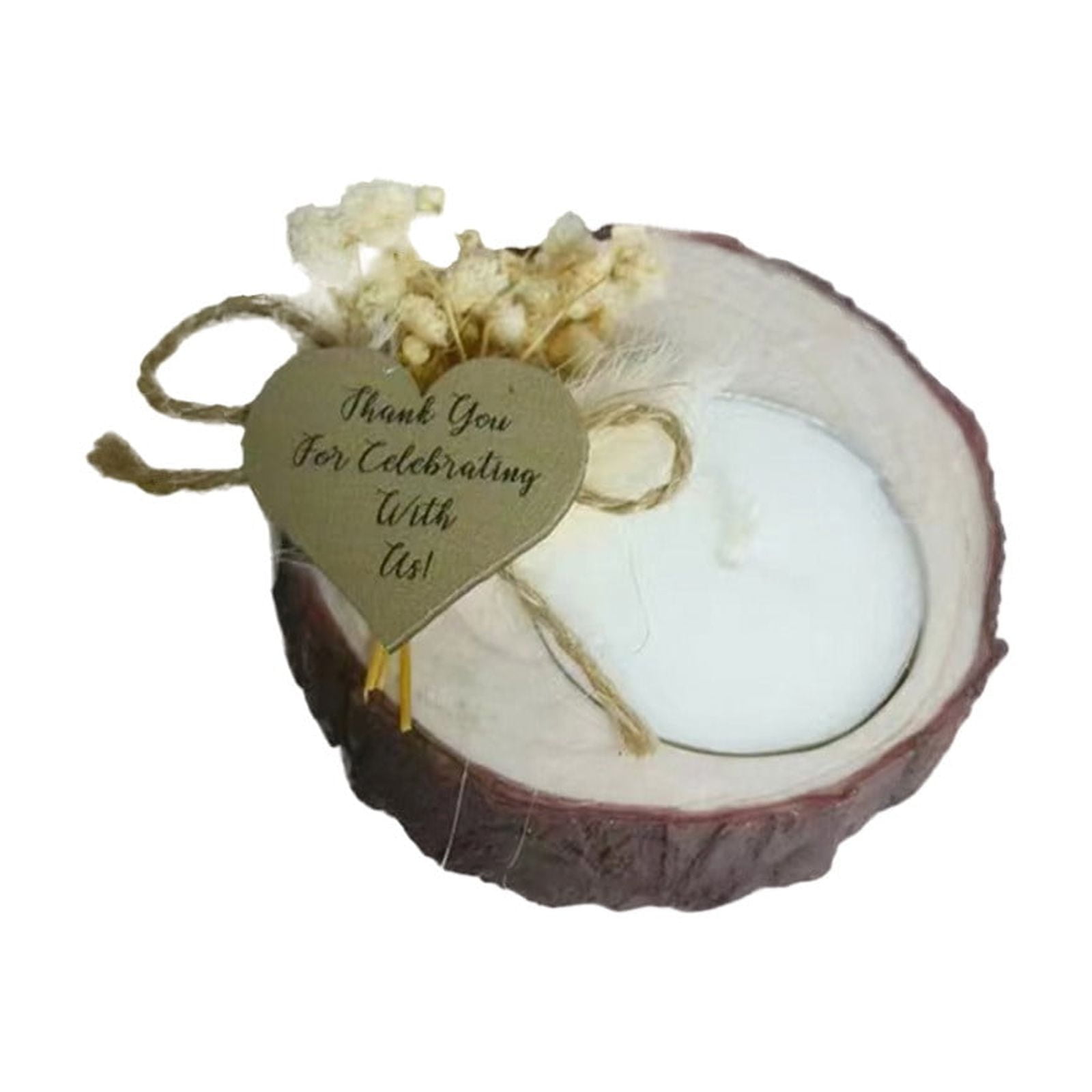 PureCasa Wood Tealight Candle Bridal Shower Candles Wedding Funeral ...