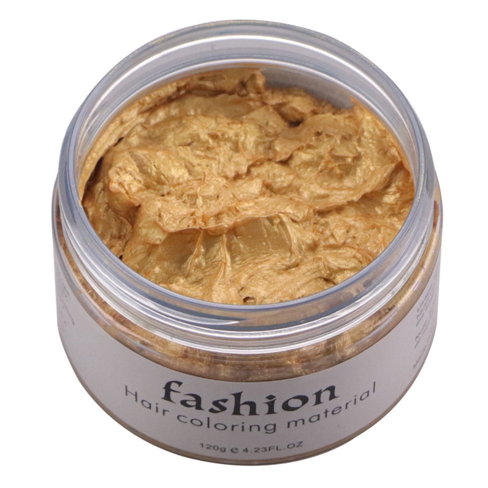 Hgesaa 7 Colors Unisex DIY Hair Color Wax Mud Cream Temporary Modeling ...