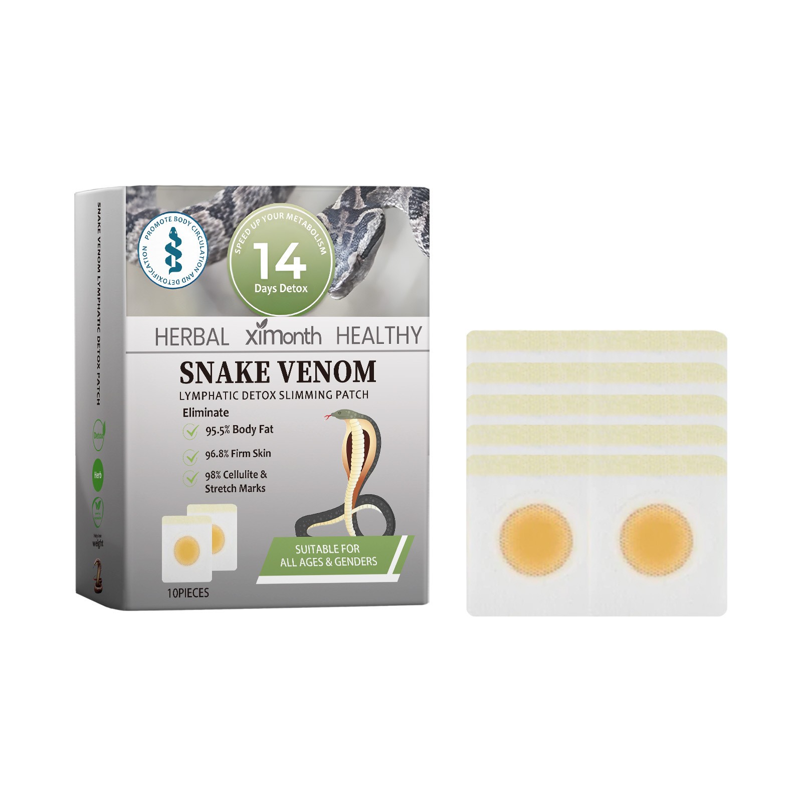 Hgesaa Belly Button Patch Shaping And Firming Skin Patch Light Body ...