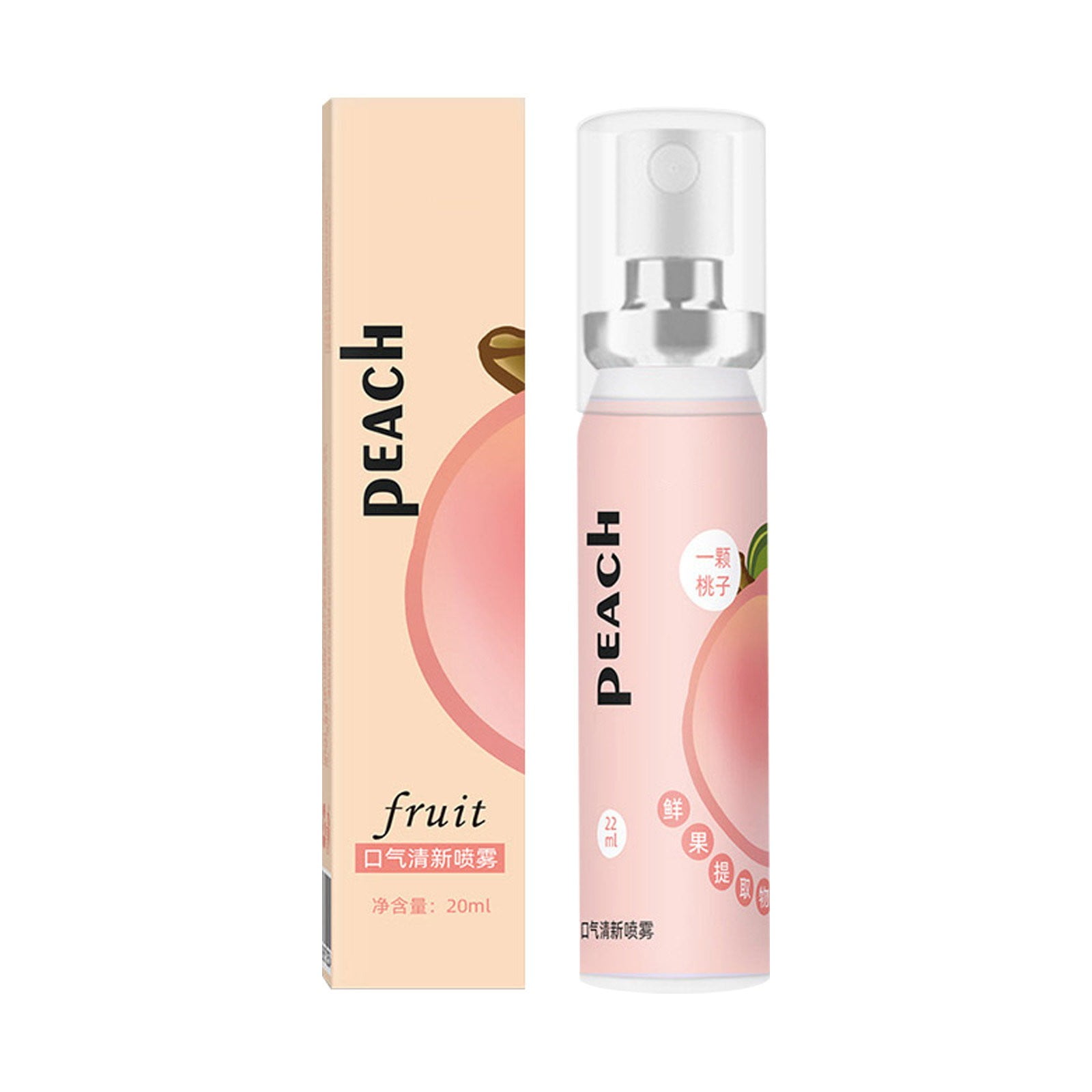 Hgesaa Fruit Flavored Oral Spray Mouth Spray Fresh Breath Compact Portable Refreshing Cool Fresh ...