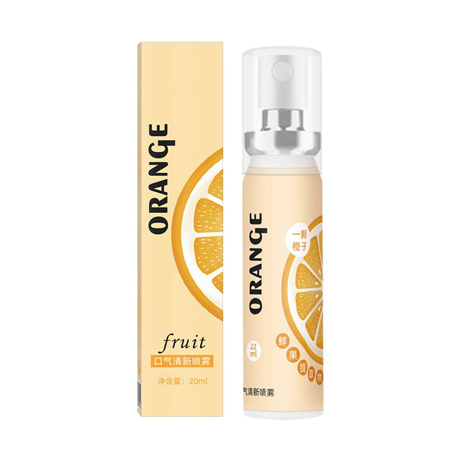 Hgesaa Fruit Flavored Oral Spray Mouth Spray Fresh Breath Compact Portable Refreshing Cool Fresh ...