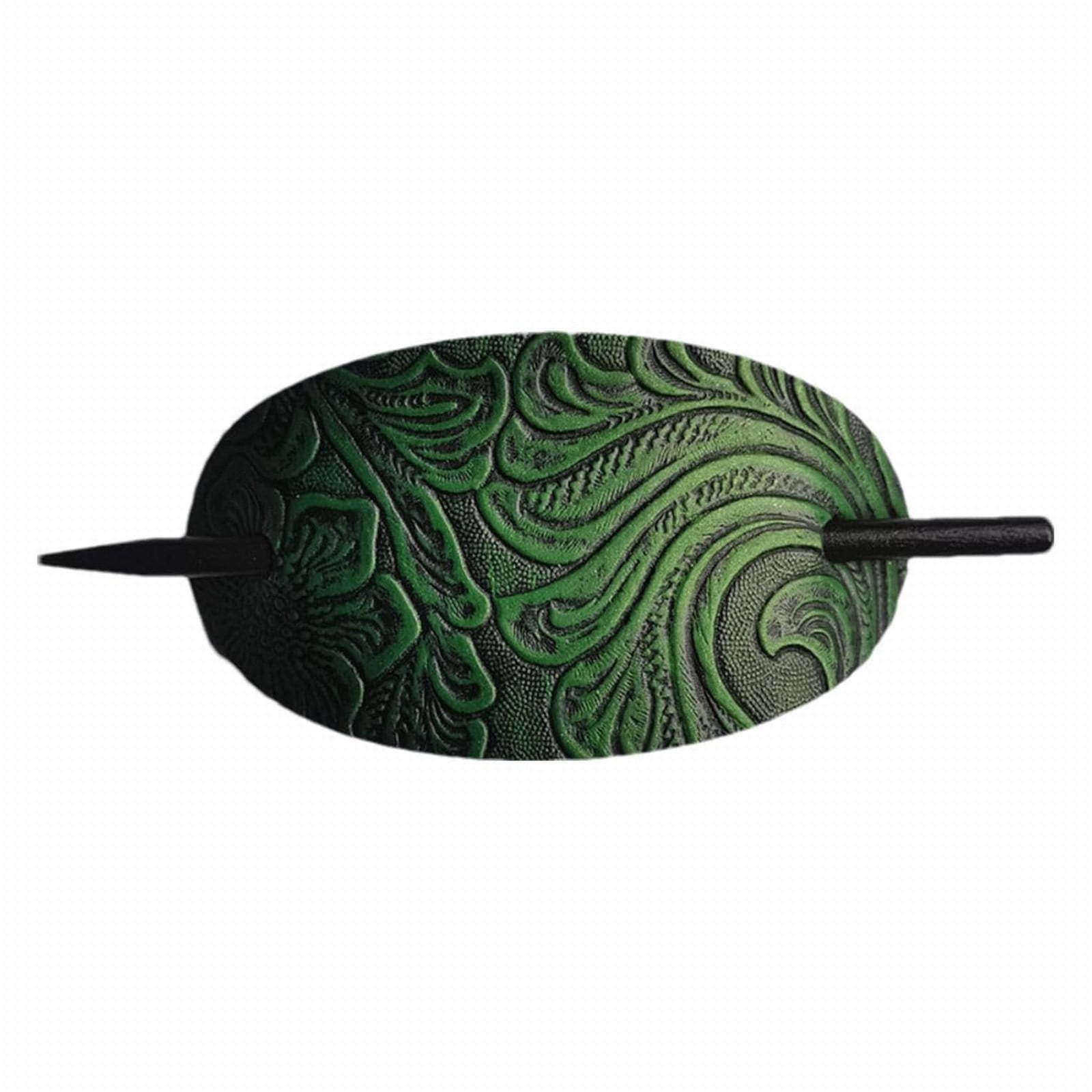 Hgesaa Leather Hair Clip Handmade Hair Barrette | Faux Leather Hair ...