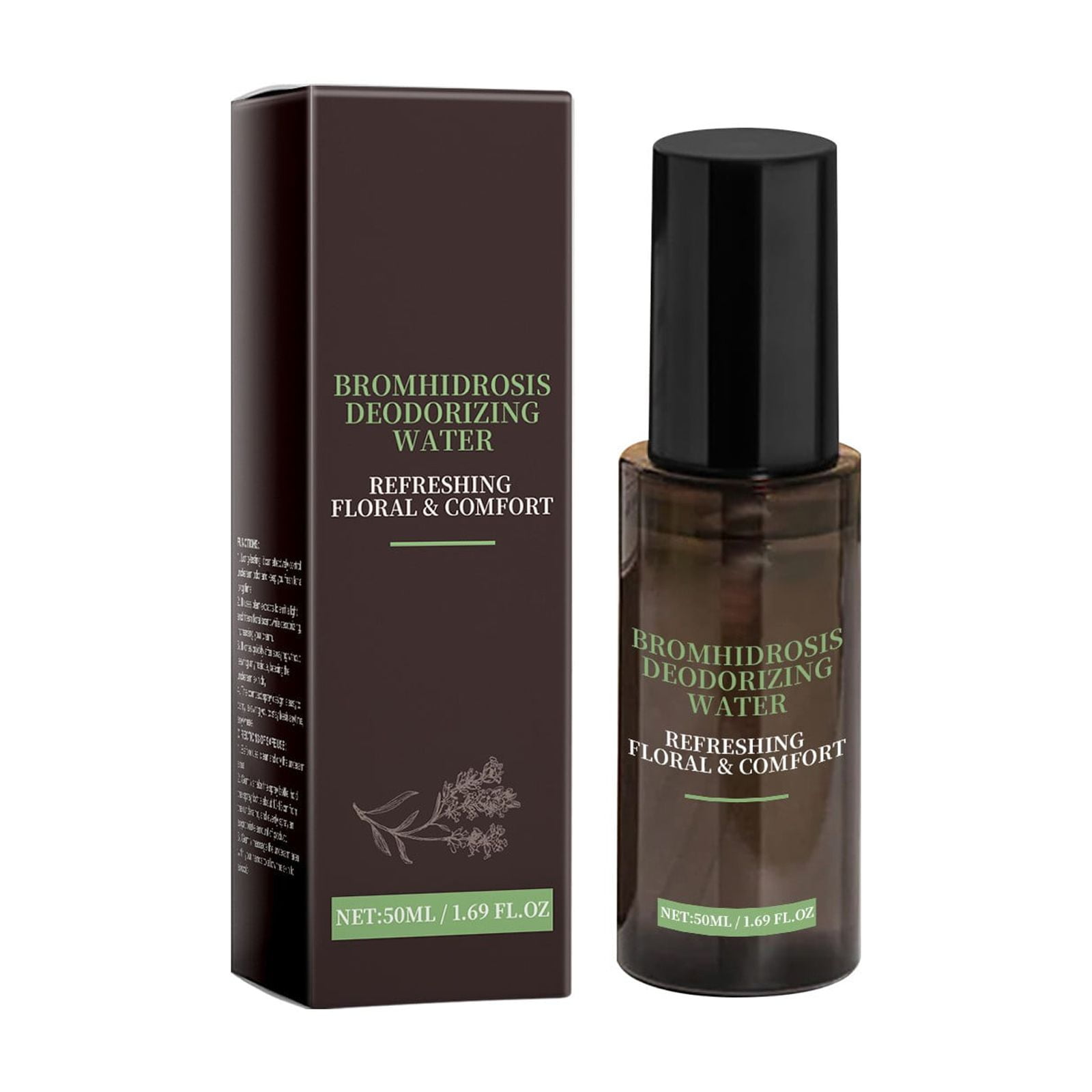 Hgesaa Pure Odor Water Armpit Removal Underarm Spray Light Fragrance ...