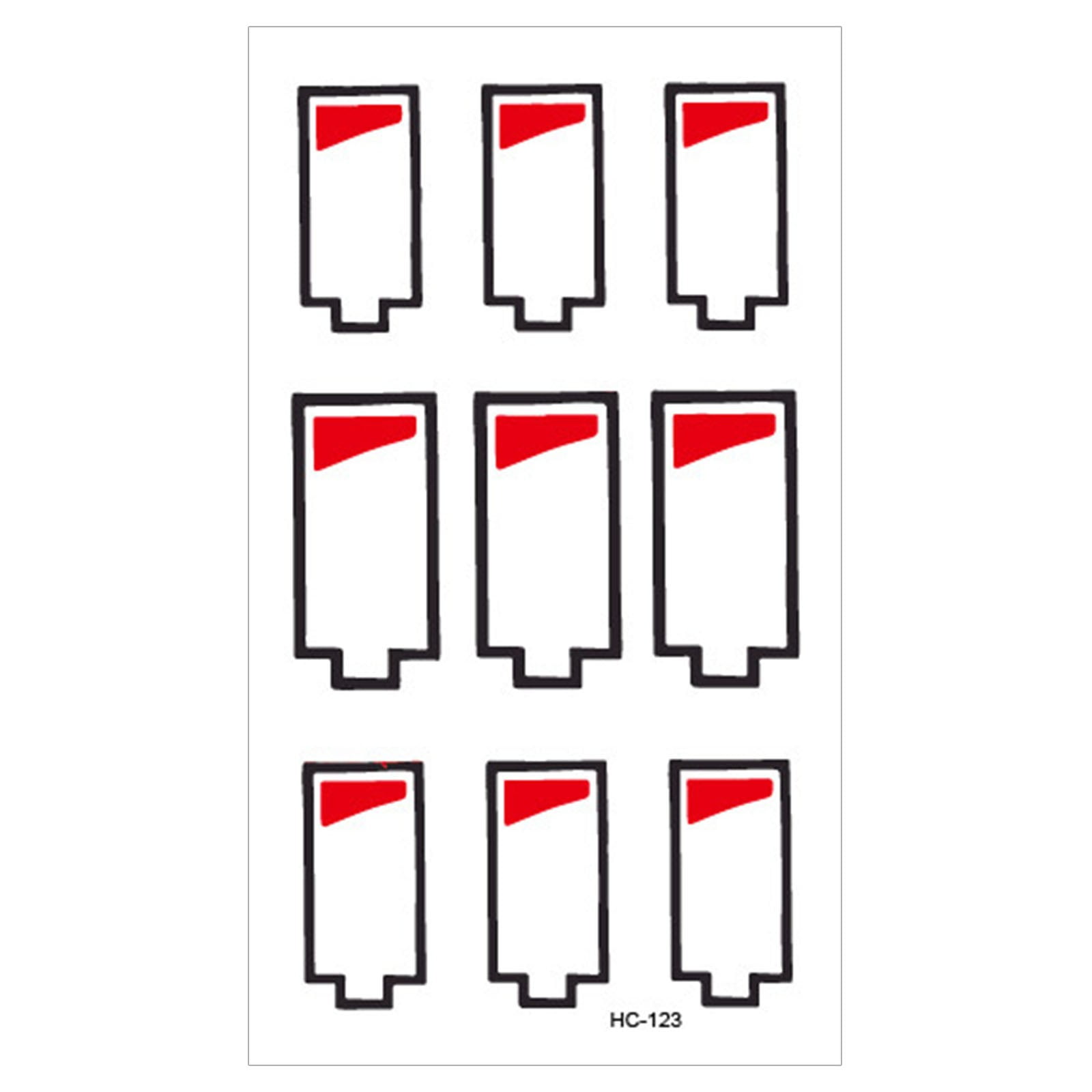 Hgesaa Waterproof Sweat Disposable English Tattoo Stickers Small Fresh ...