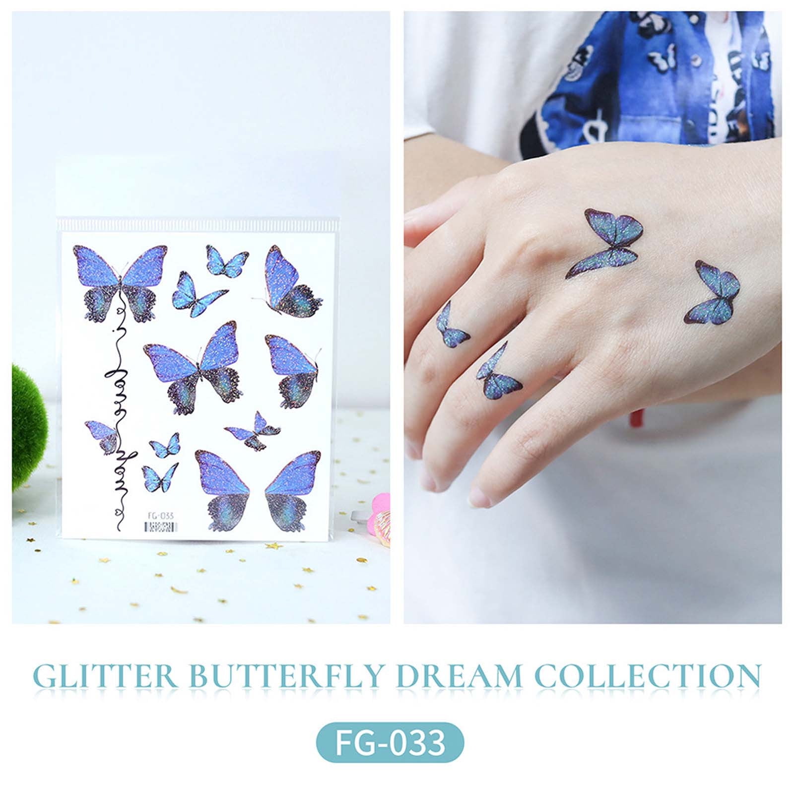 Hgferr Hot Small Fresh Glitter Sticker,Gift for Women - Walmart.com
