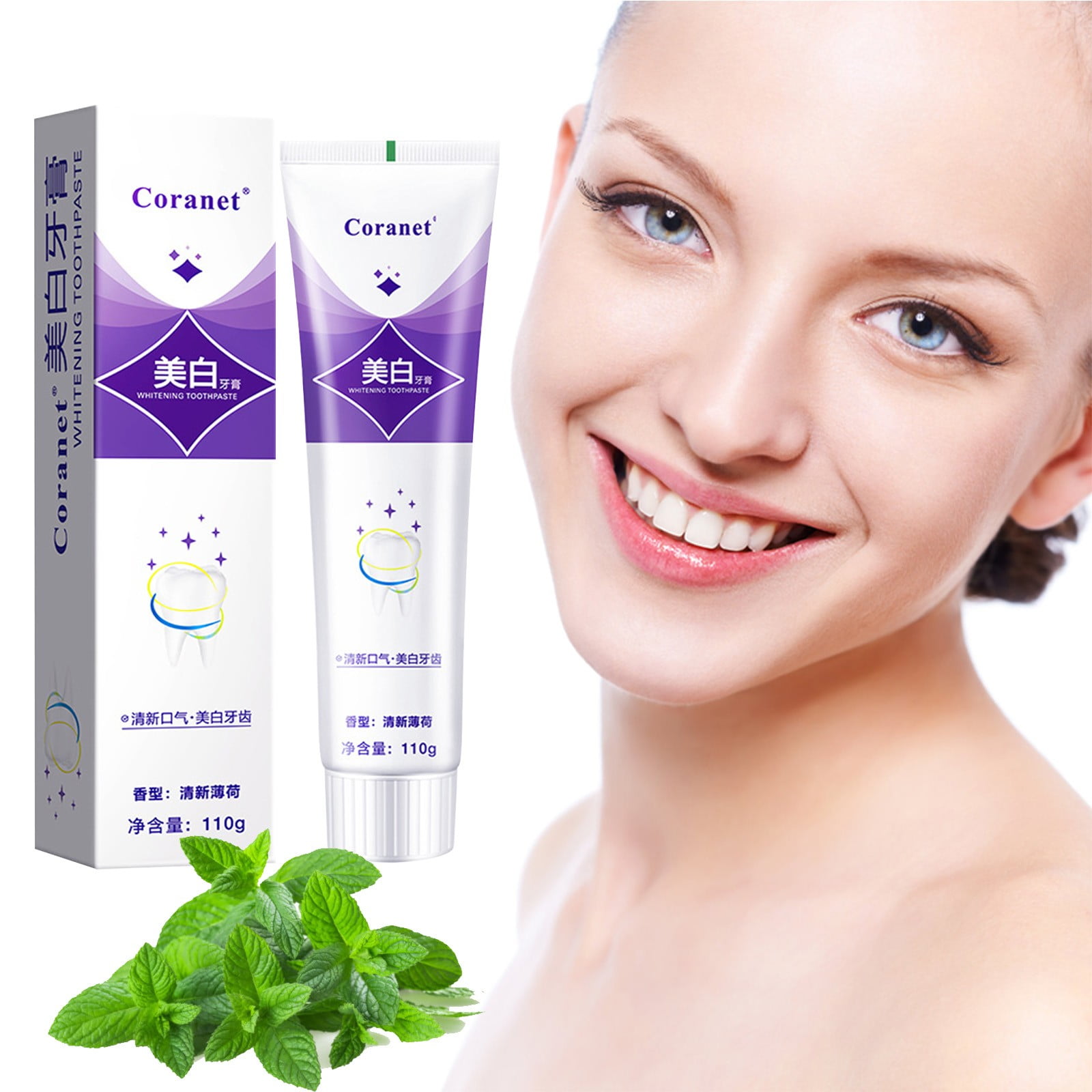 Hgferr Skin Care,Whitening Toothpaste Fresh Mint Breath Refreshing ...
