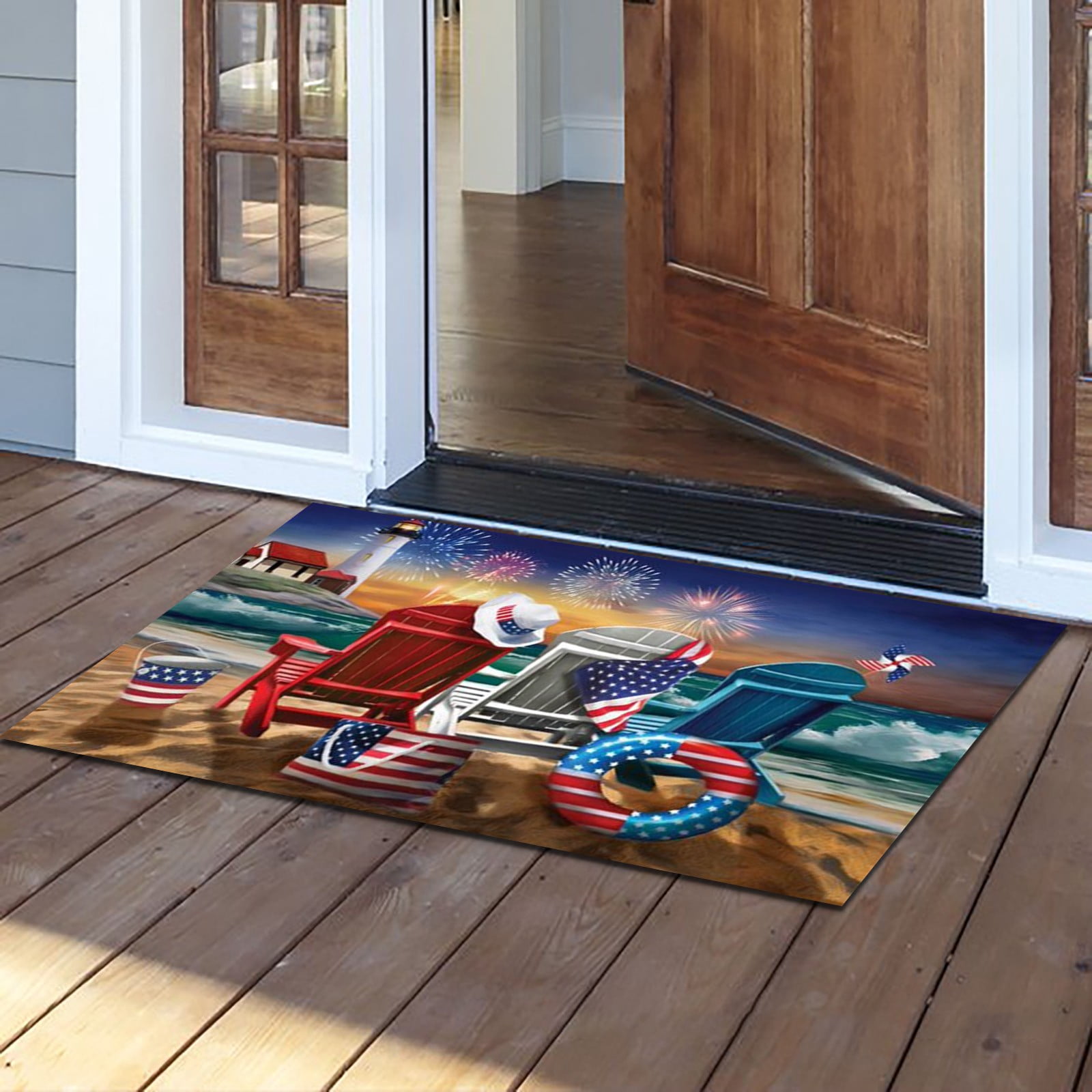 Hgheuy Independence Day Decorative Door Mat Bathroom Living Room ...