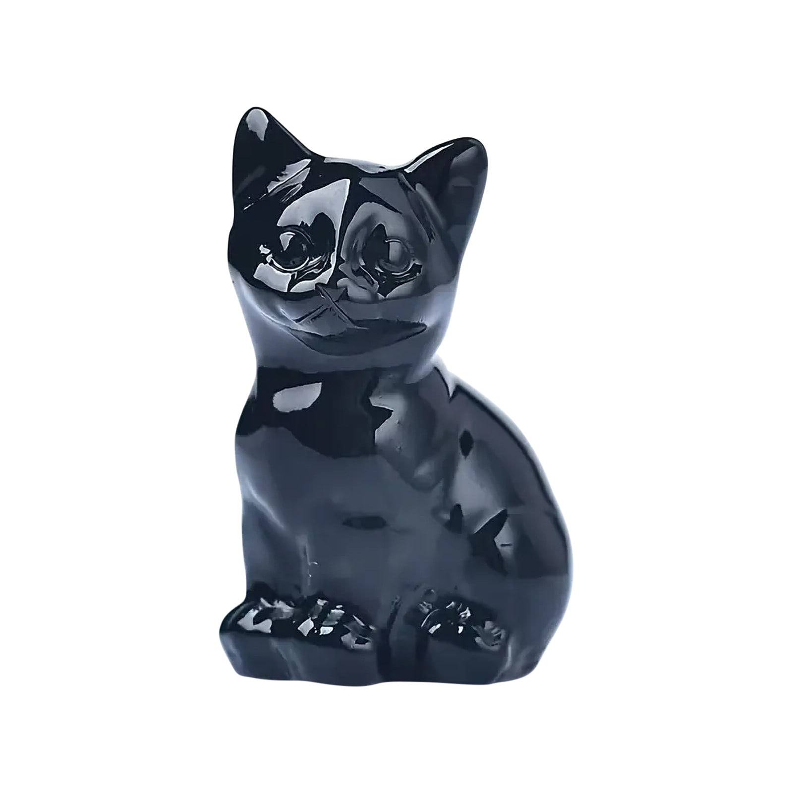 Hglyxoae Cute Opal Decor Healing Crystal Natural Stone Hand-Carved ...