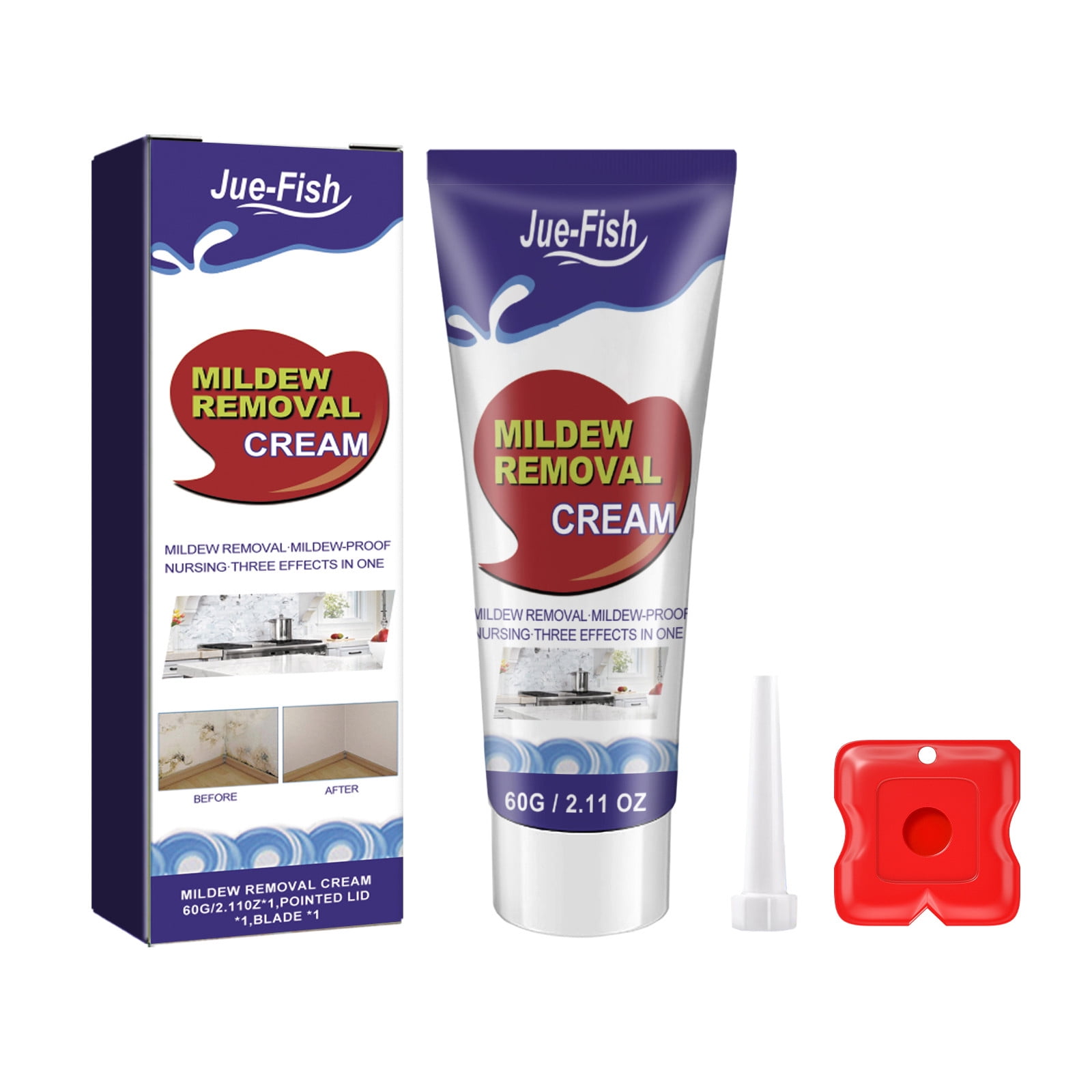 Hglyxoae Grout Silicone Caulk Whitener- 2.11oz, Black Stain Problem ...