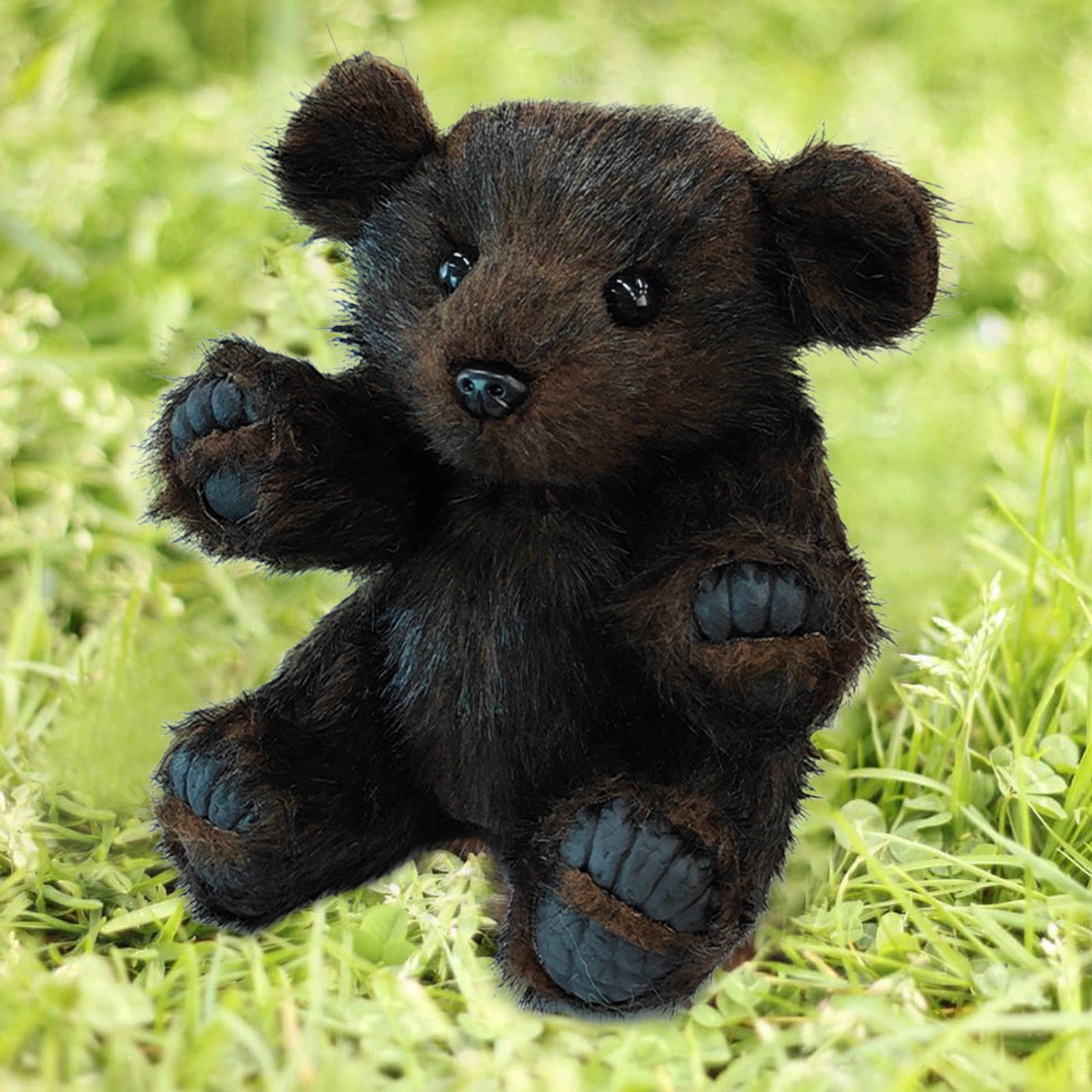 Hglyxoae Simulation Model Simulation Little Black Bear Model Plush Toys ...