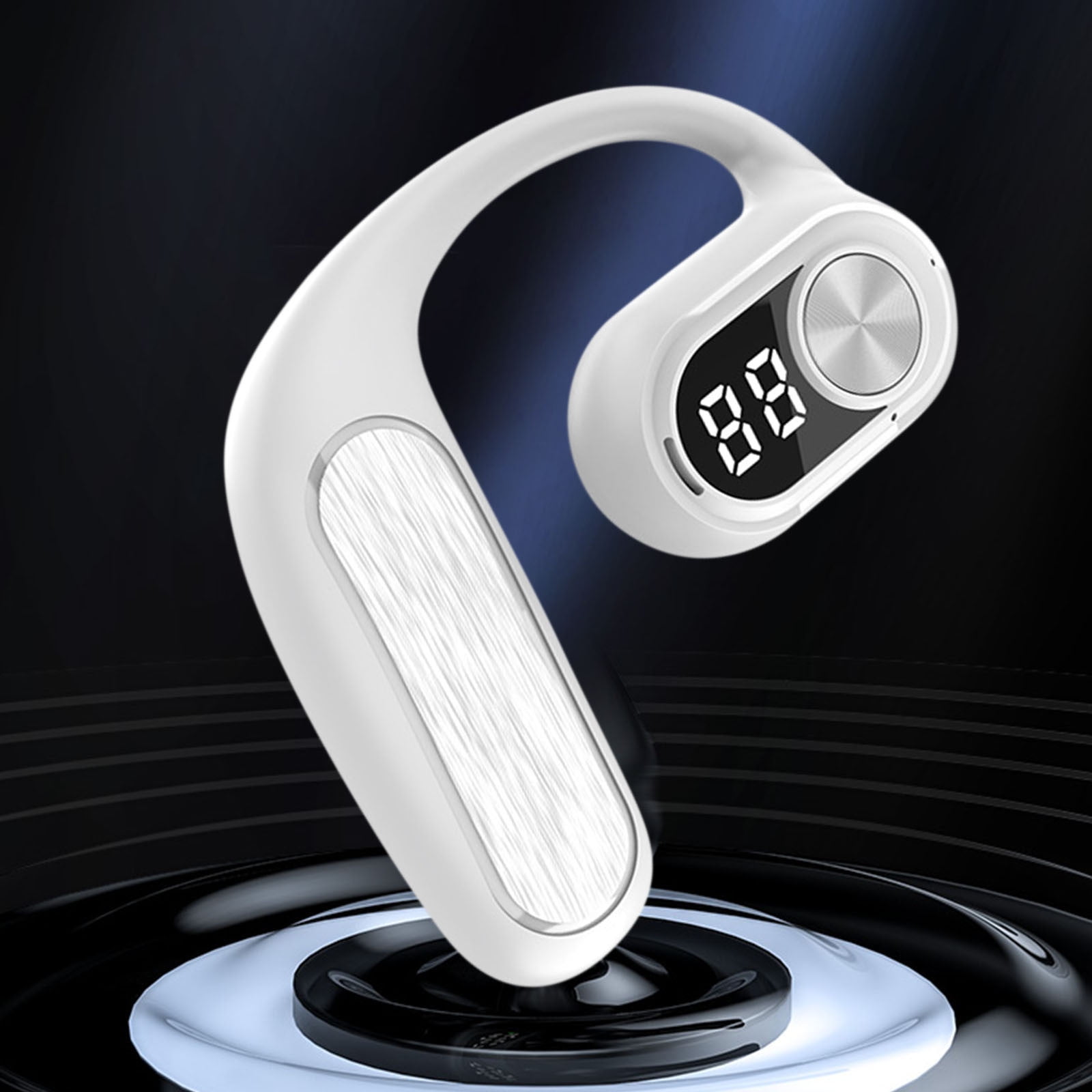 Hglyxoae Wireless intelligent Bluetooth Earphones Single Ear Hanging ...